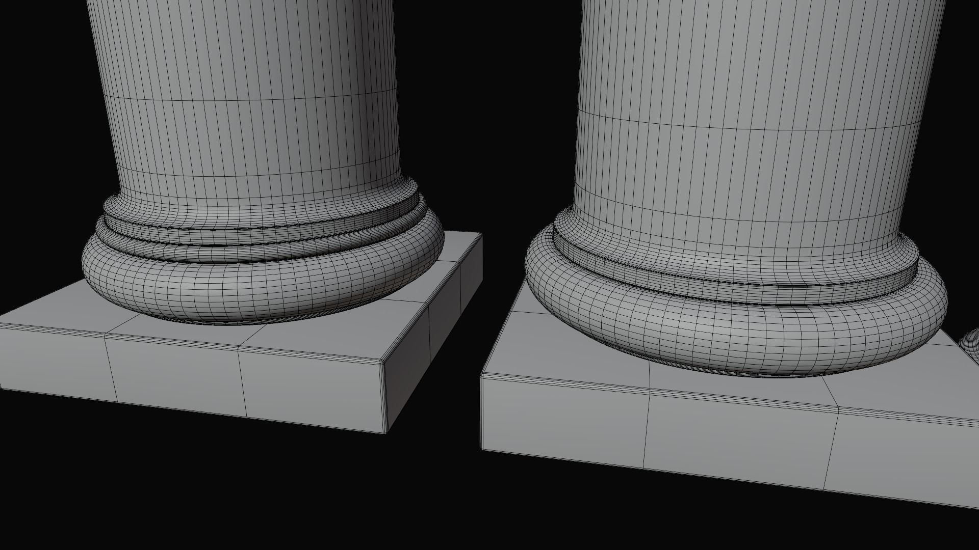 Classical architecture columns 3D model | CGTrader
