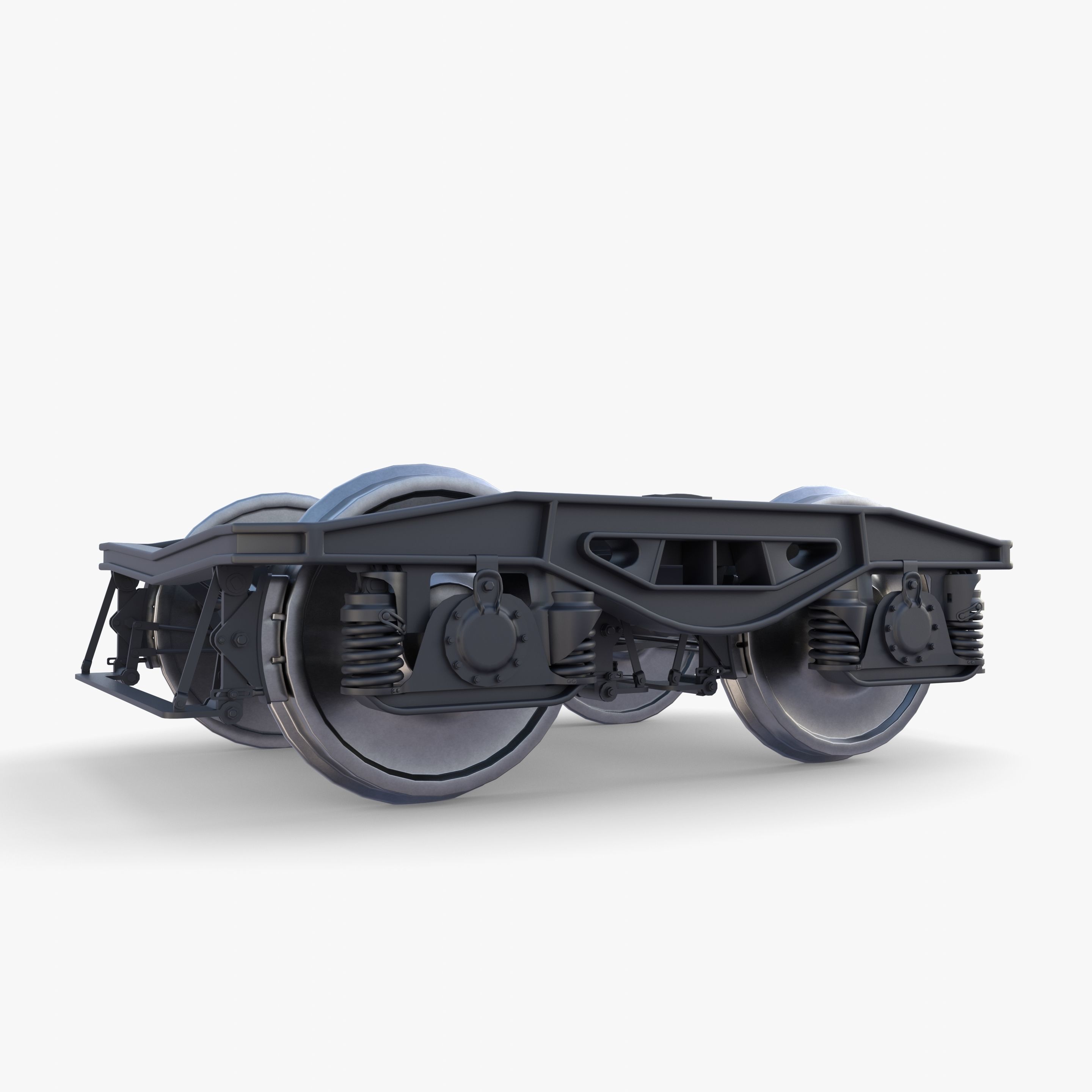 Train car bogie v1 3D model | CGTrader