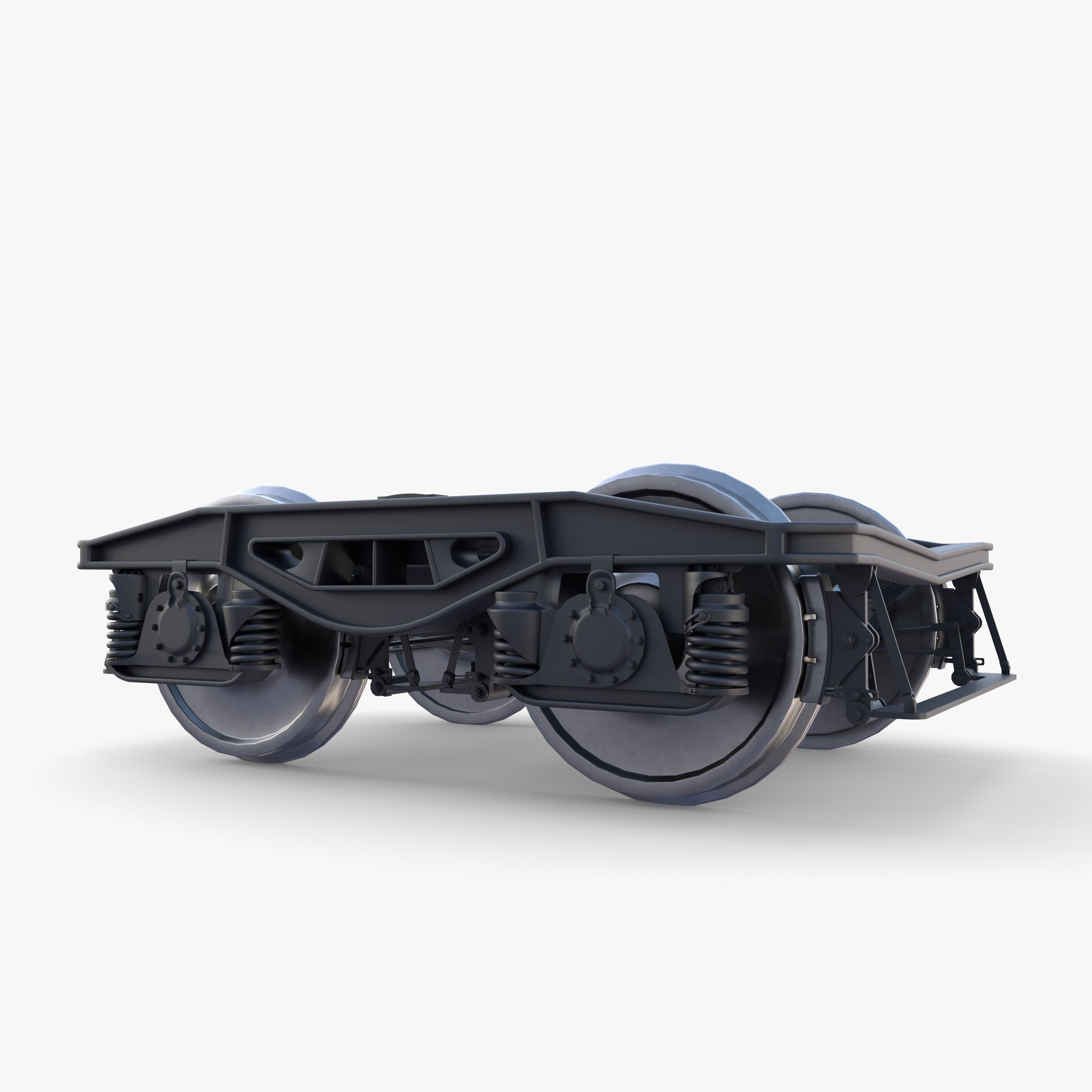 Train car bogie v1 3D model | CGTrader