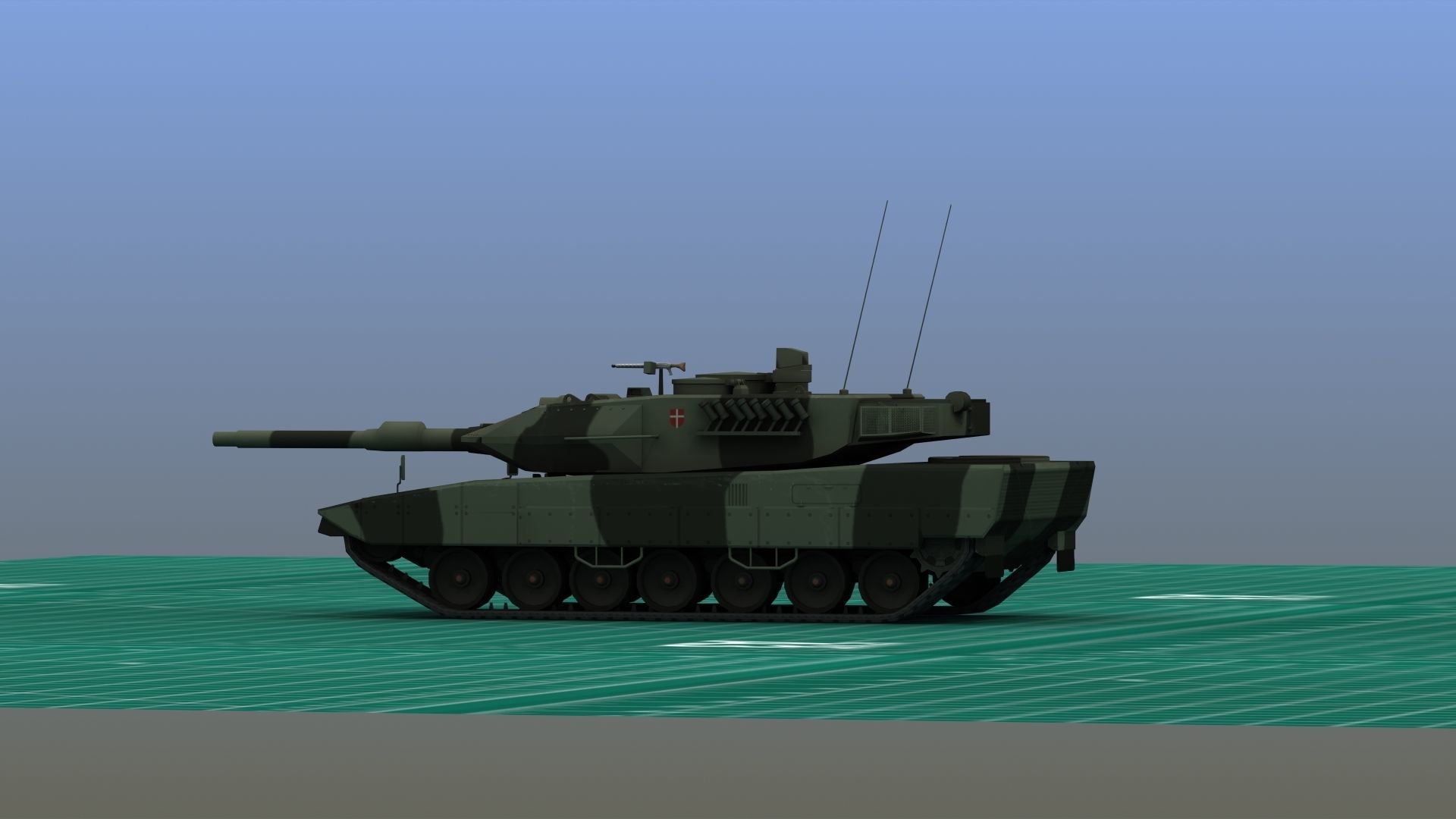 Leopard 2A7 Tank 3D model 3D printable | CGTrader