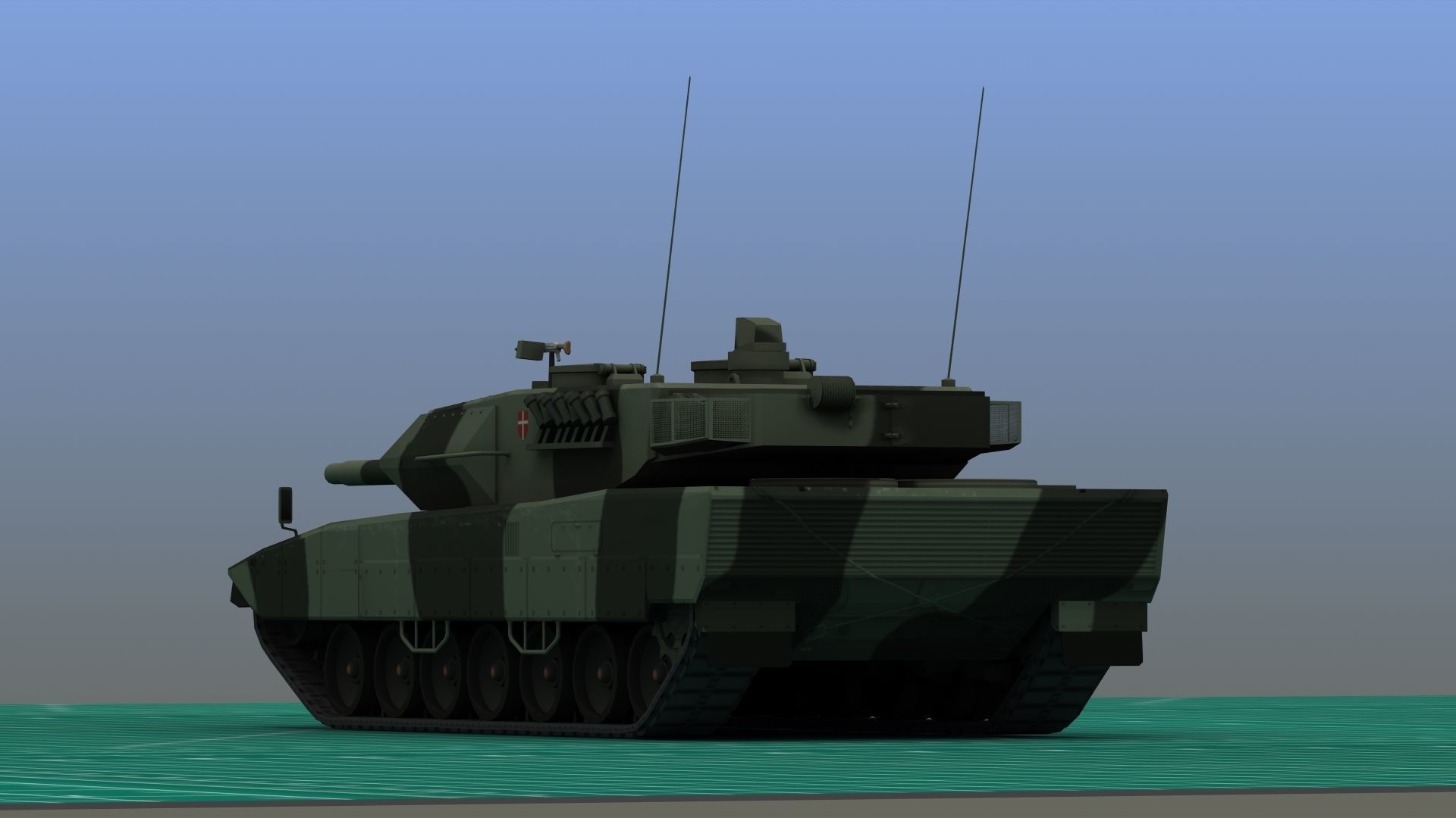Leopard 2A7 Tank 3D model 3D printable | CGTrader