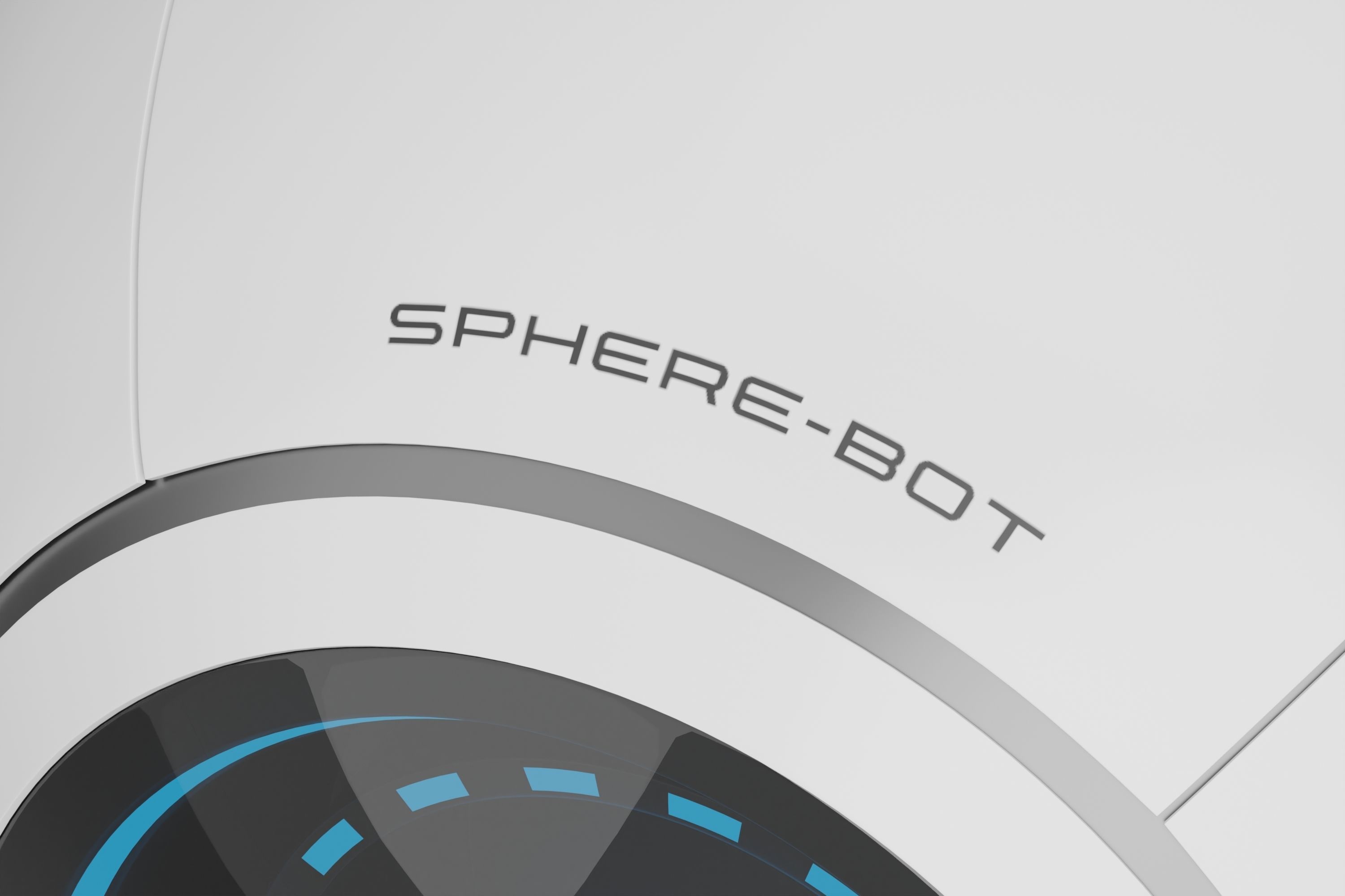 Floating spherical robot free VR / AR / low-poly 3D model | CGTrader