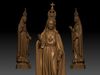 Our Lady of Fatima Statue 3D model 3D printable | CGTrader