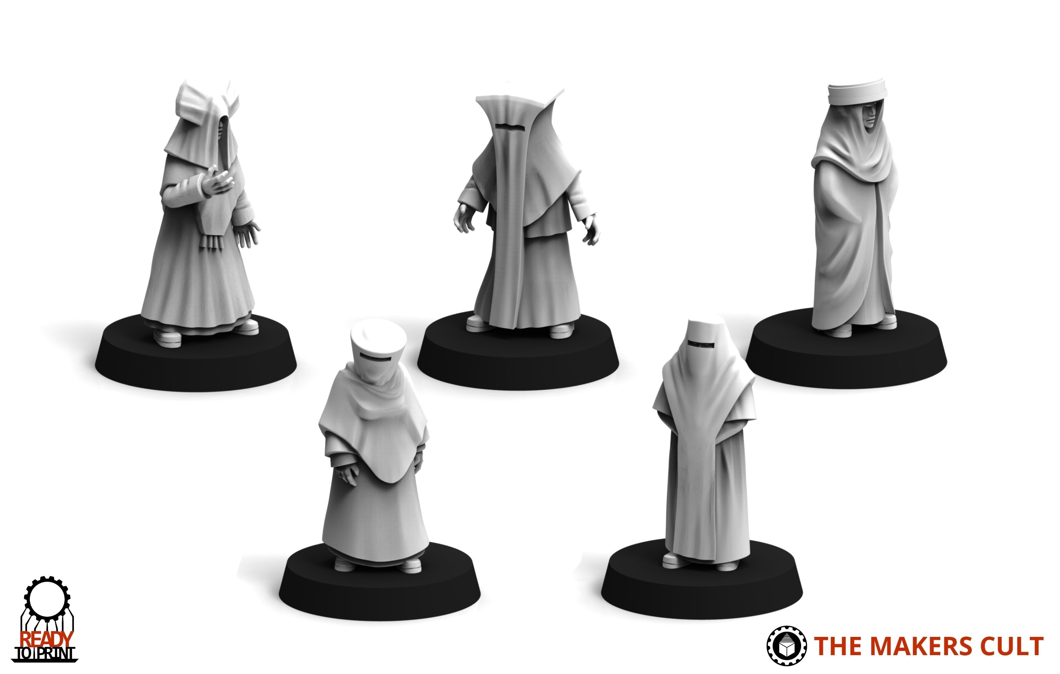 Universal Guard - Civilians Pack 2 3D model 3D printable | CGTrader