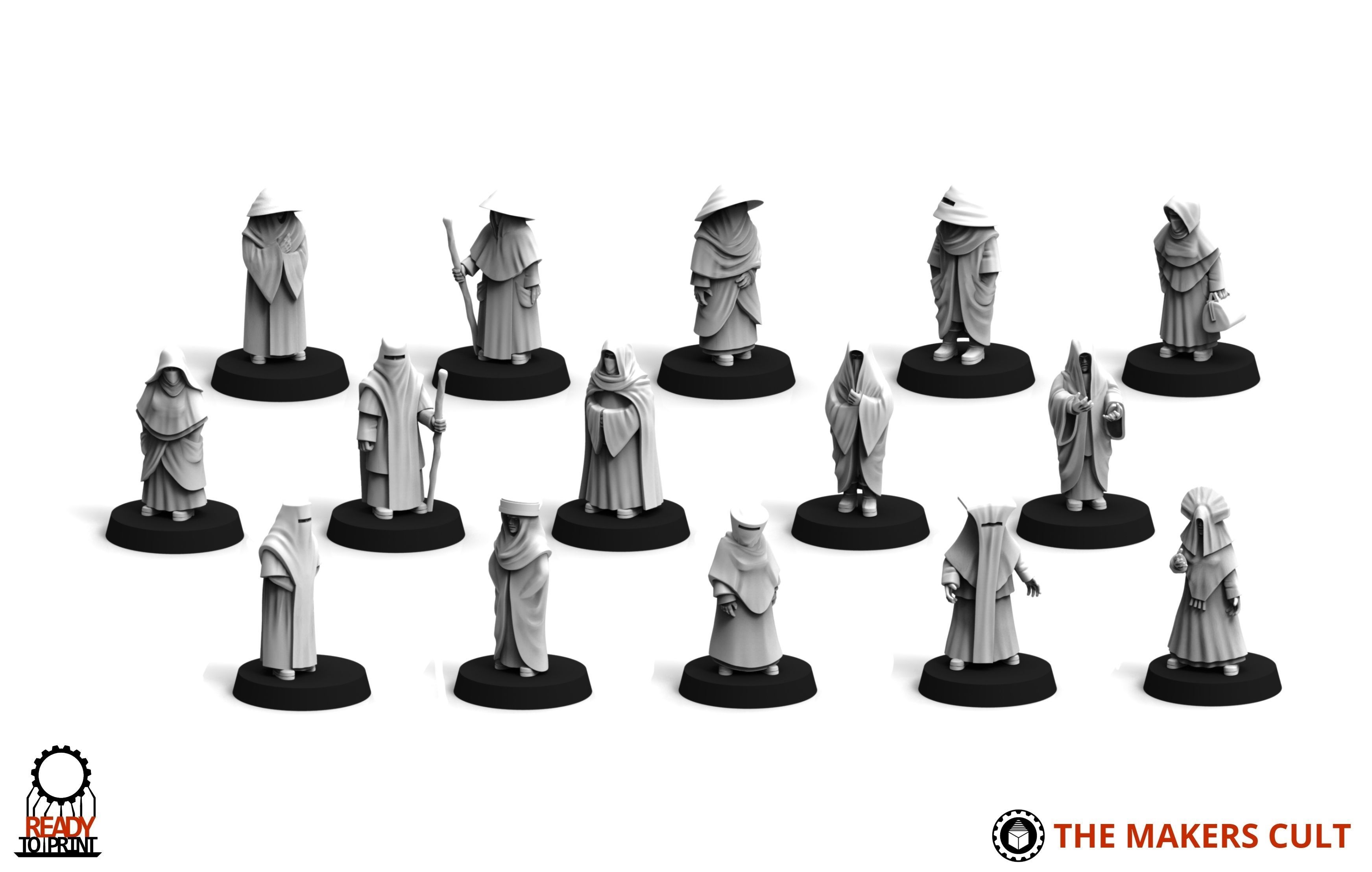 Universal Guard - Civilians Pack 2 3D model 3D printable | CGTrader