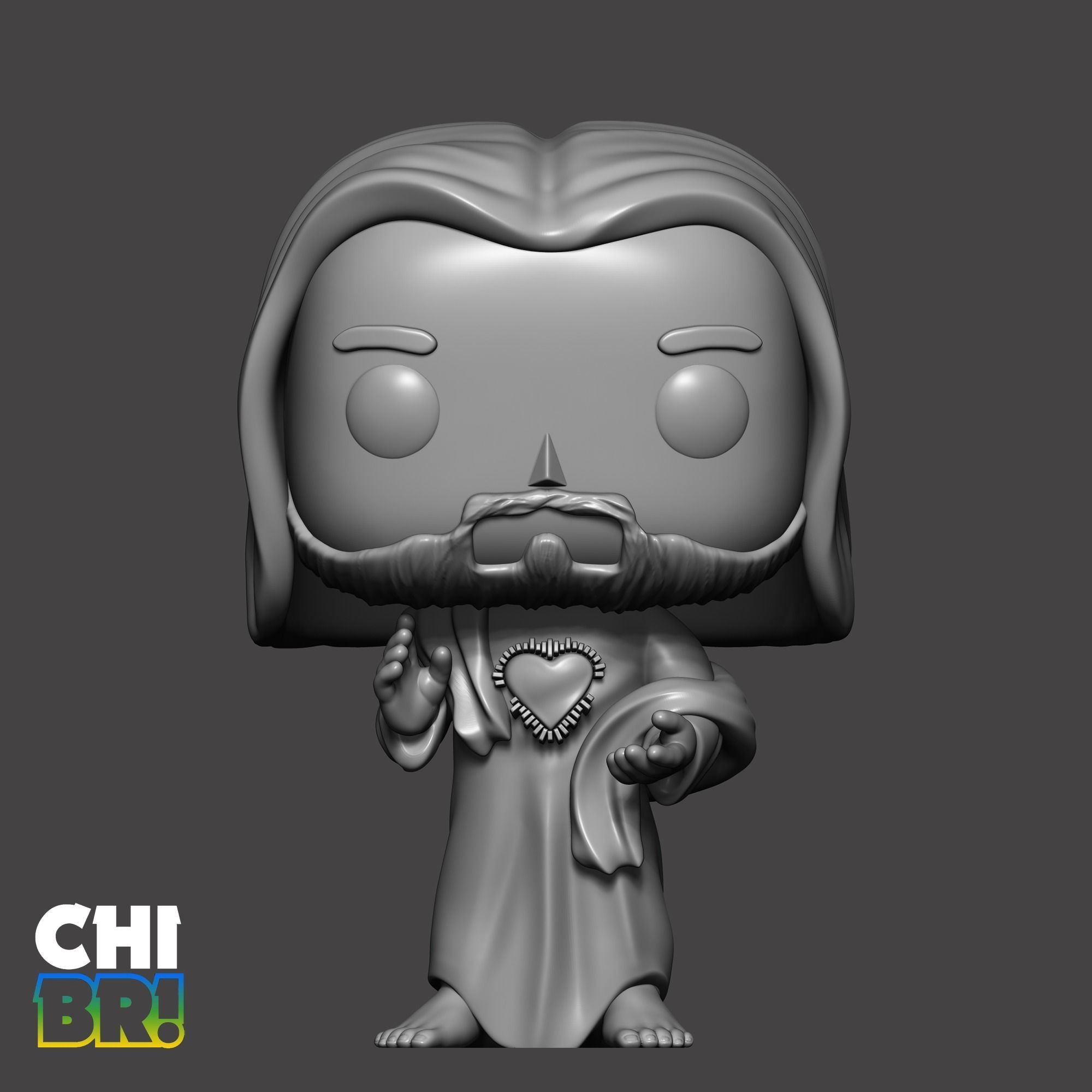 Jesus - Funko 3D model 3D printable | CGTrader