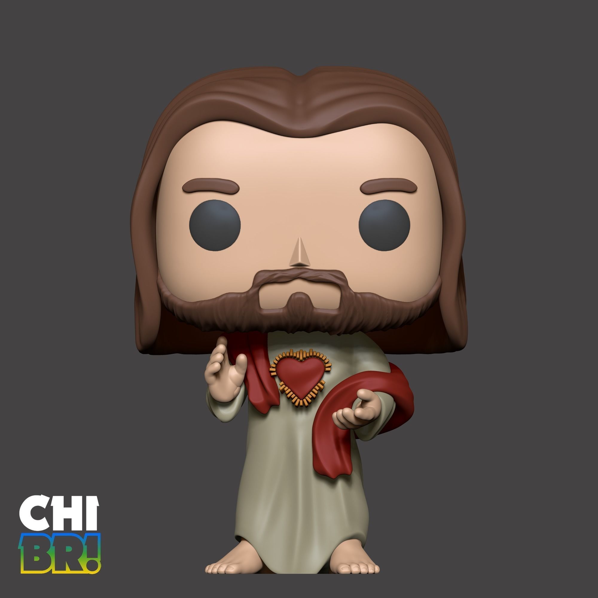 Jesus - Funko 3D model 3D printable | CGTrader
