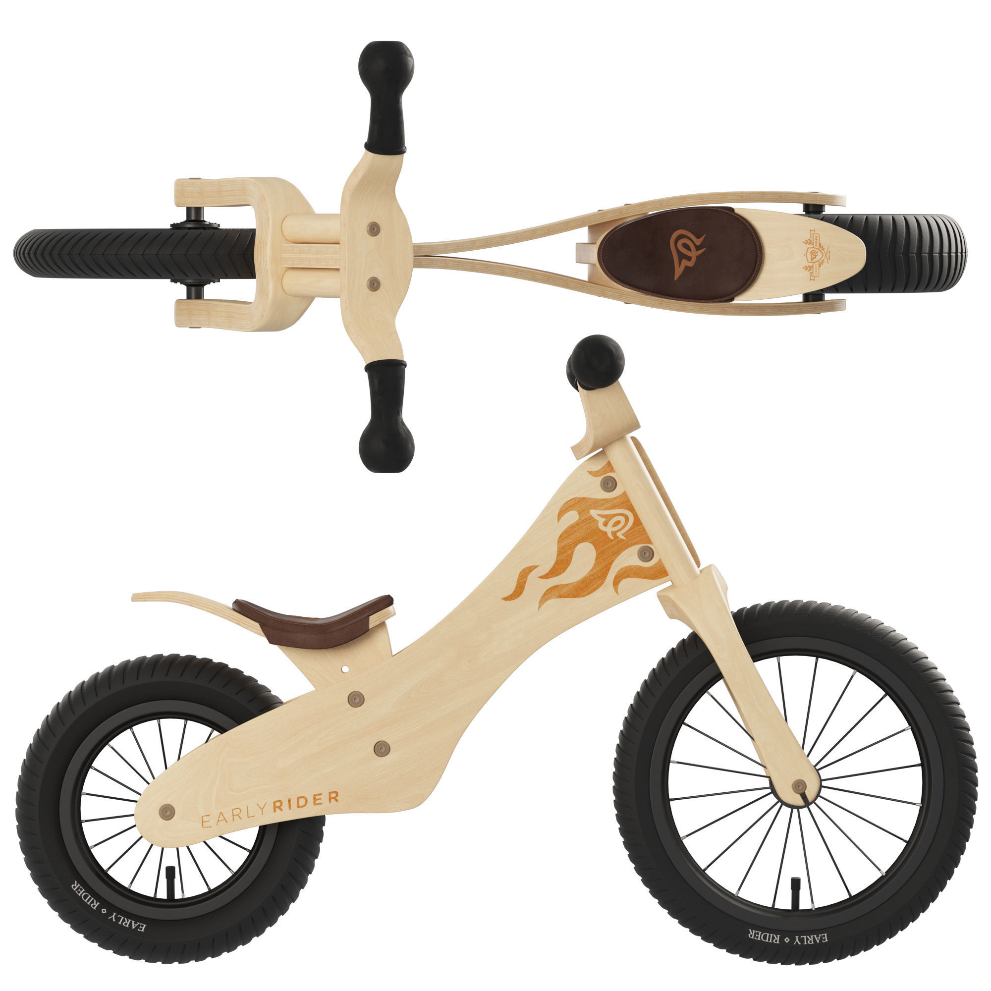 Early Rider Classic 3D model | CGTrader