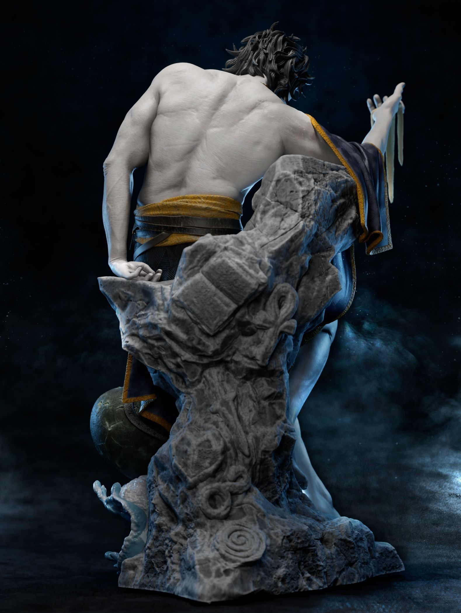 Sandman statue 3D model 3D printable | CGTrader