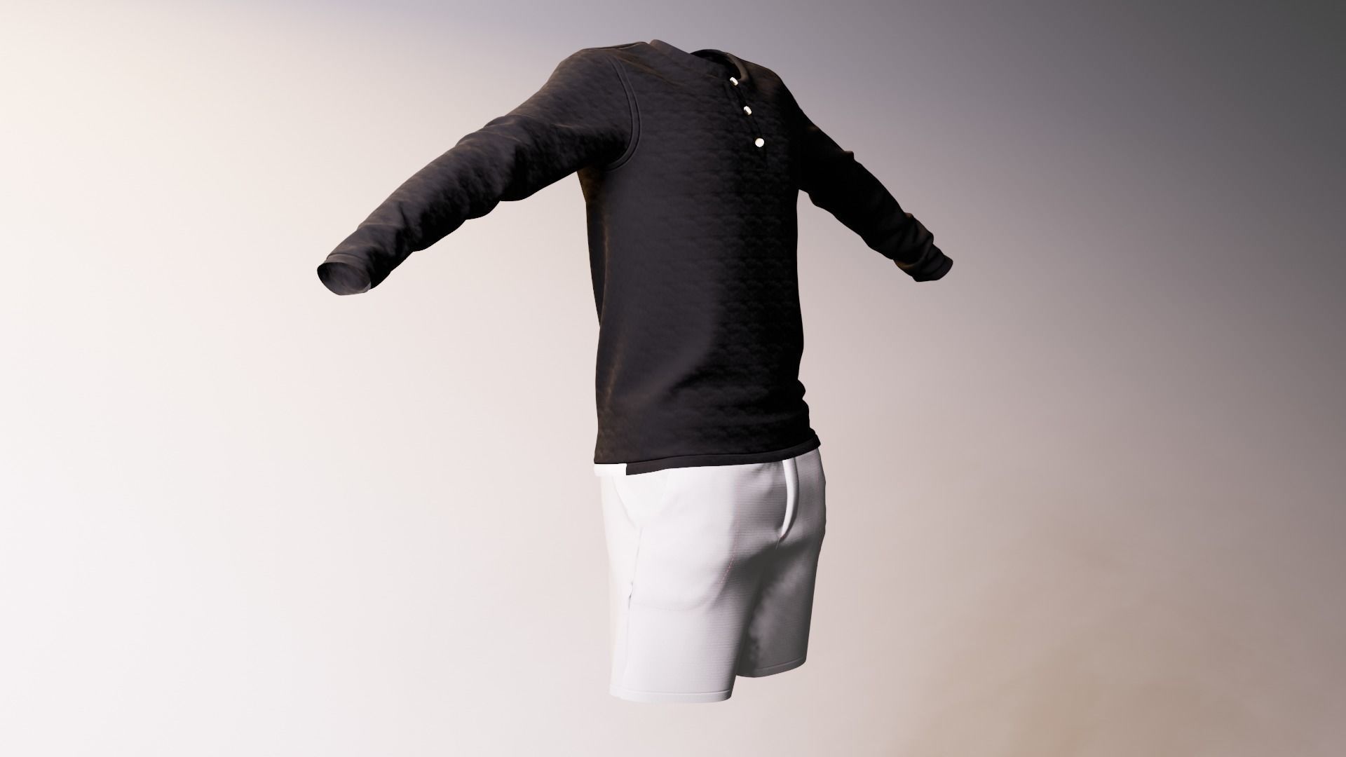 T-shirt Marvelous Designer free 3D model | CGTrader