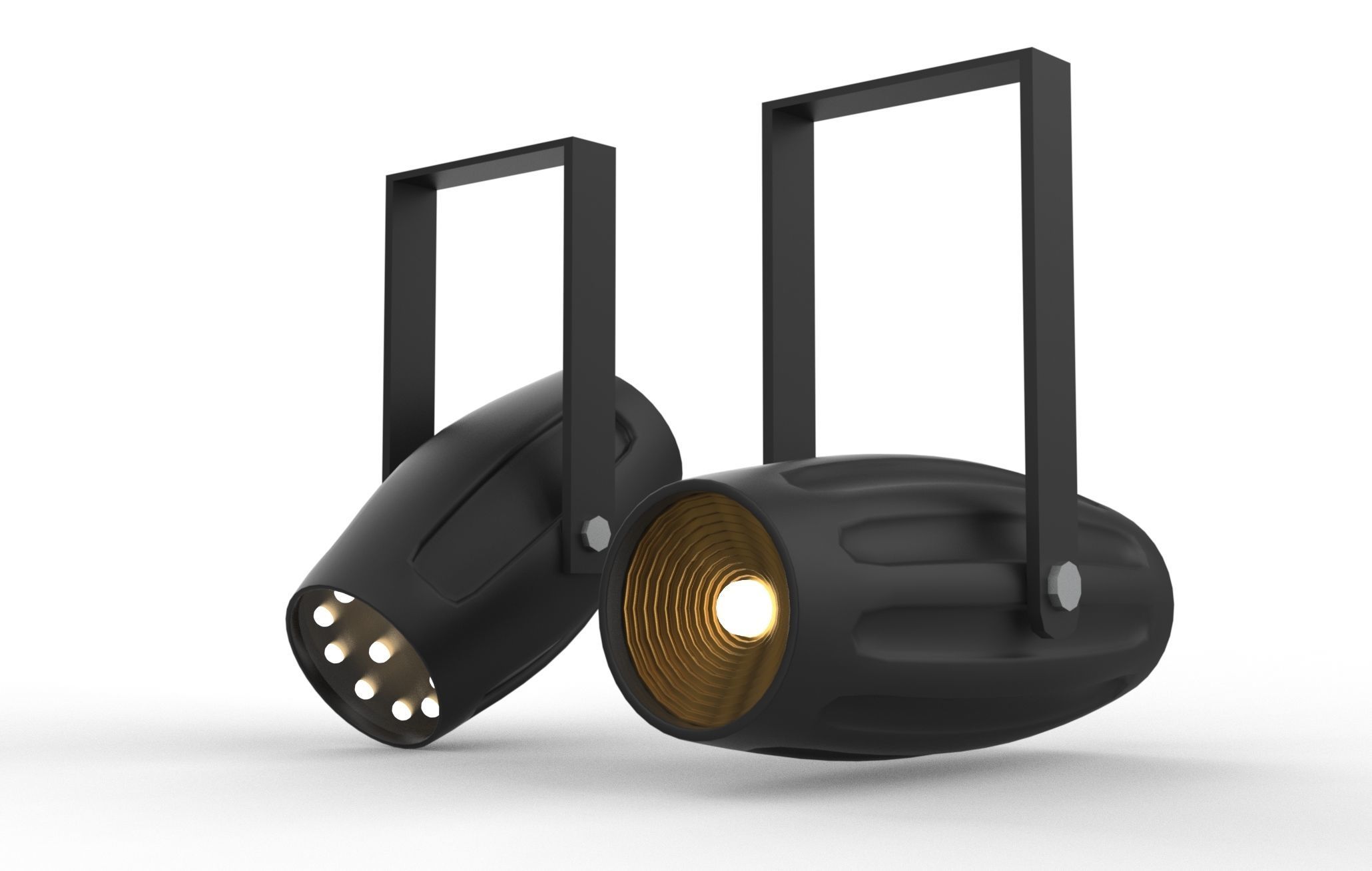 Spot Light 3D model animated | CGTrader