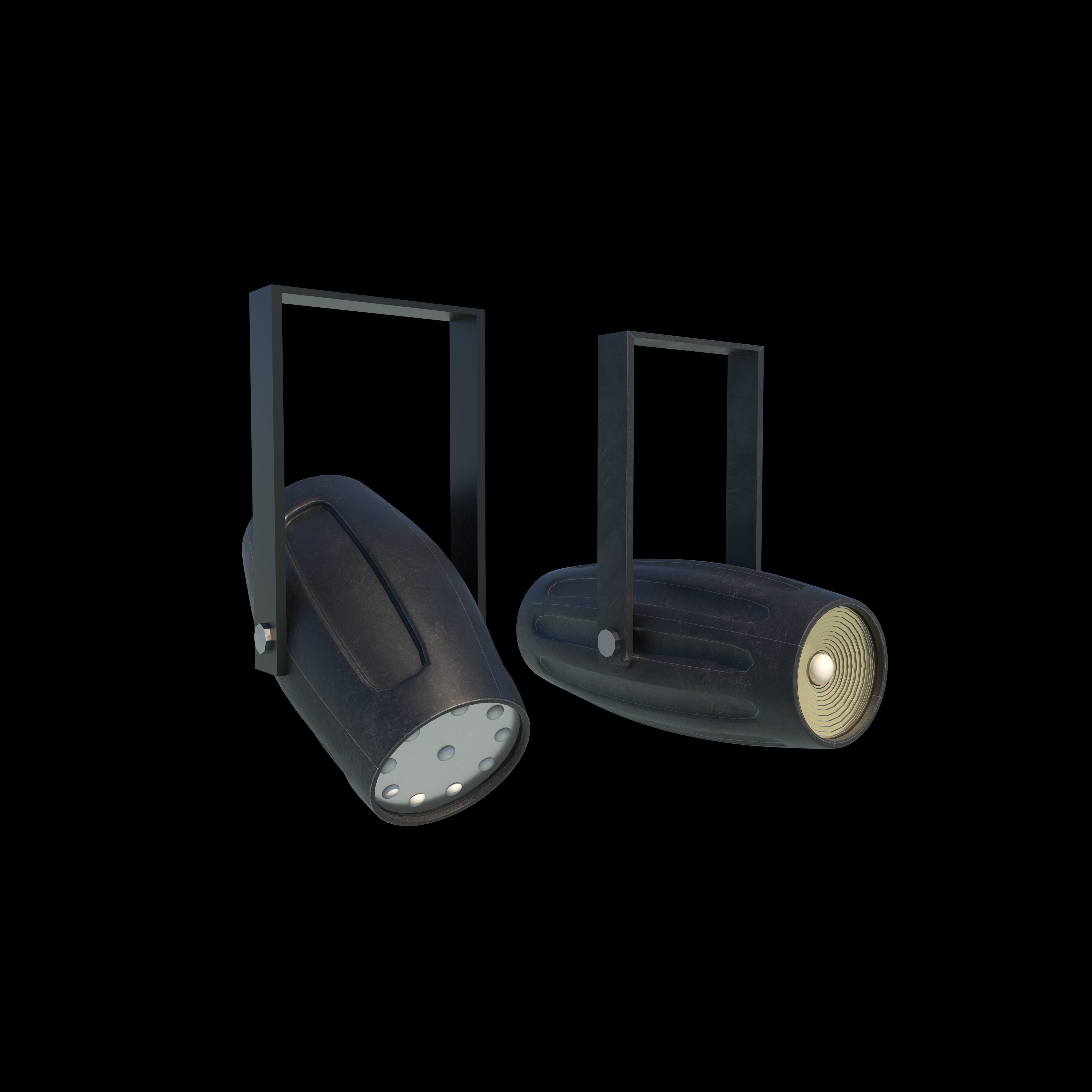 Spot Light 3D model animated | CGTrader