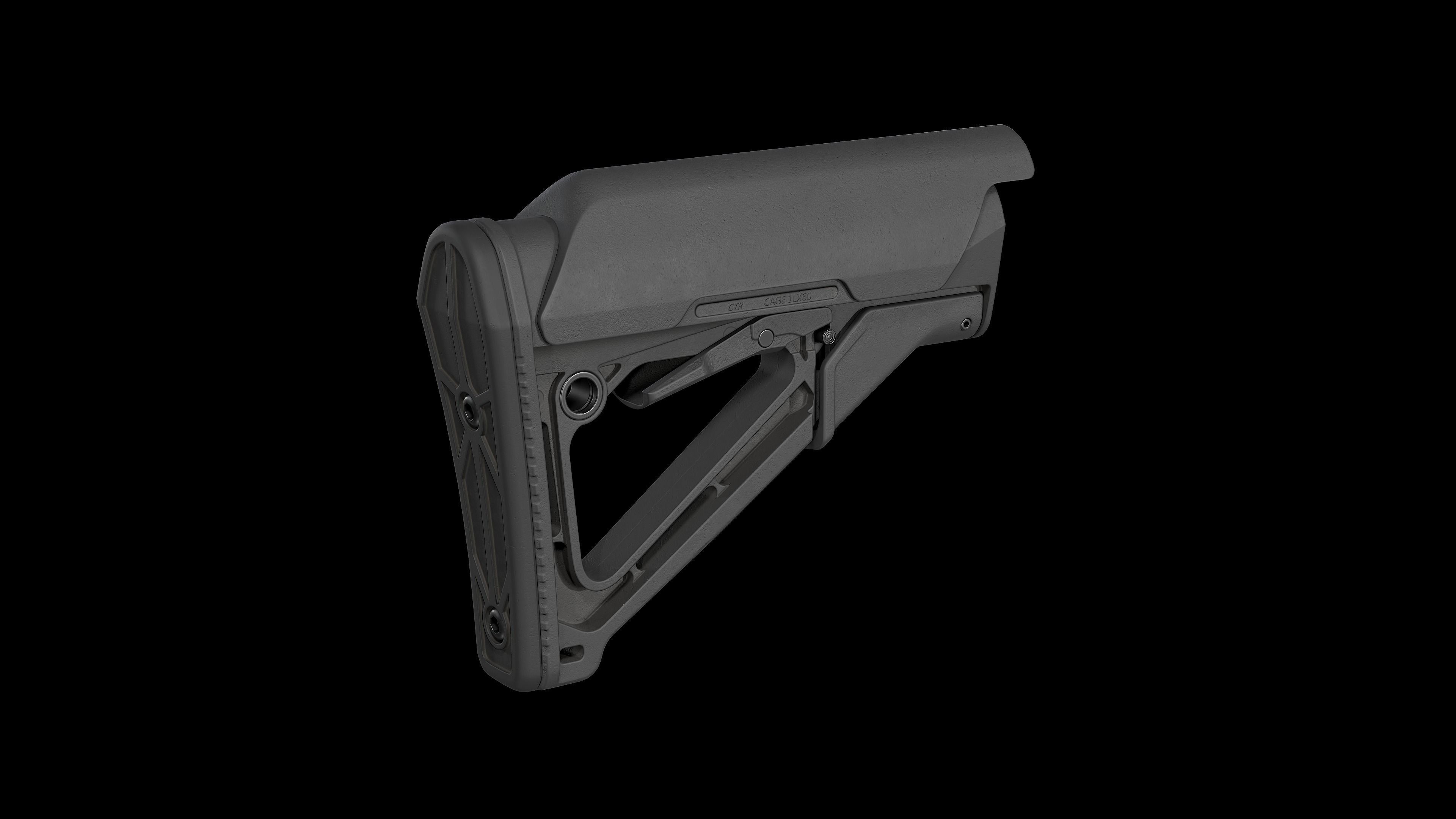 3D model Magpul CTR Carbine Stock VR / AR / low-poly | CGTrader