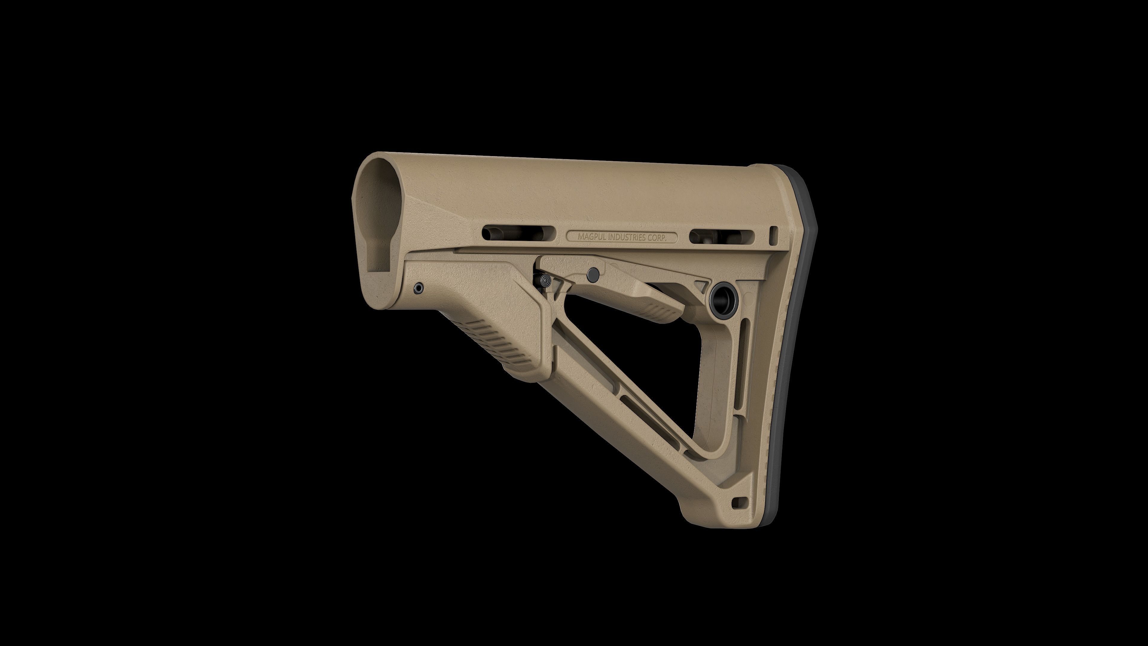 3D model Magpul CTR Carbine Stock VR / AR / low-poly | CGTrader
