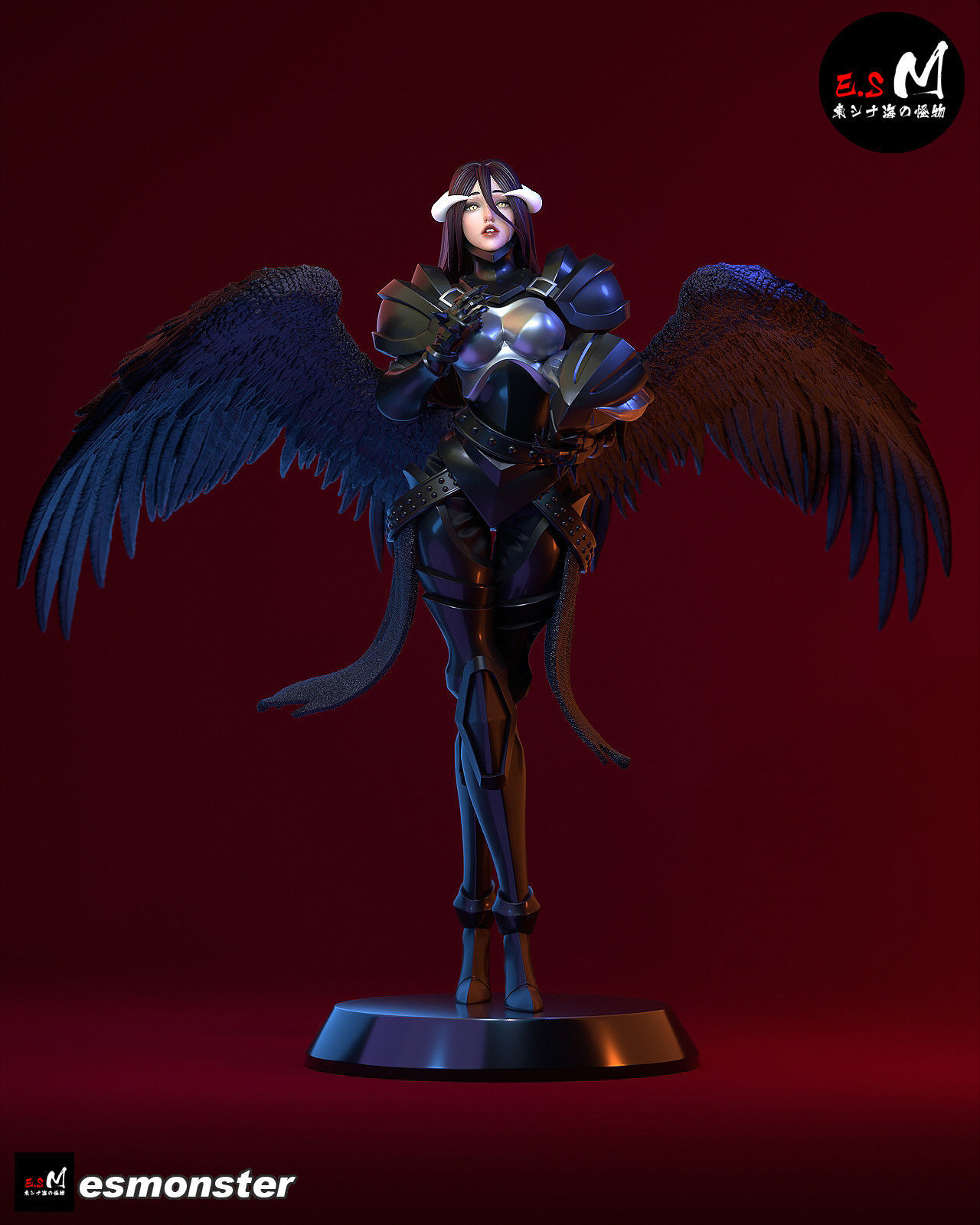 Albedo OVERLORD CHARACTER BY ESM 3D model 3D printable | CGTrader