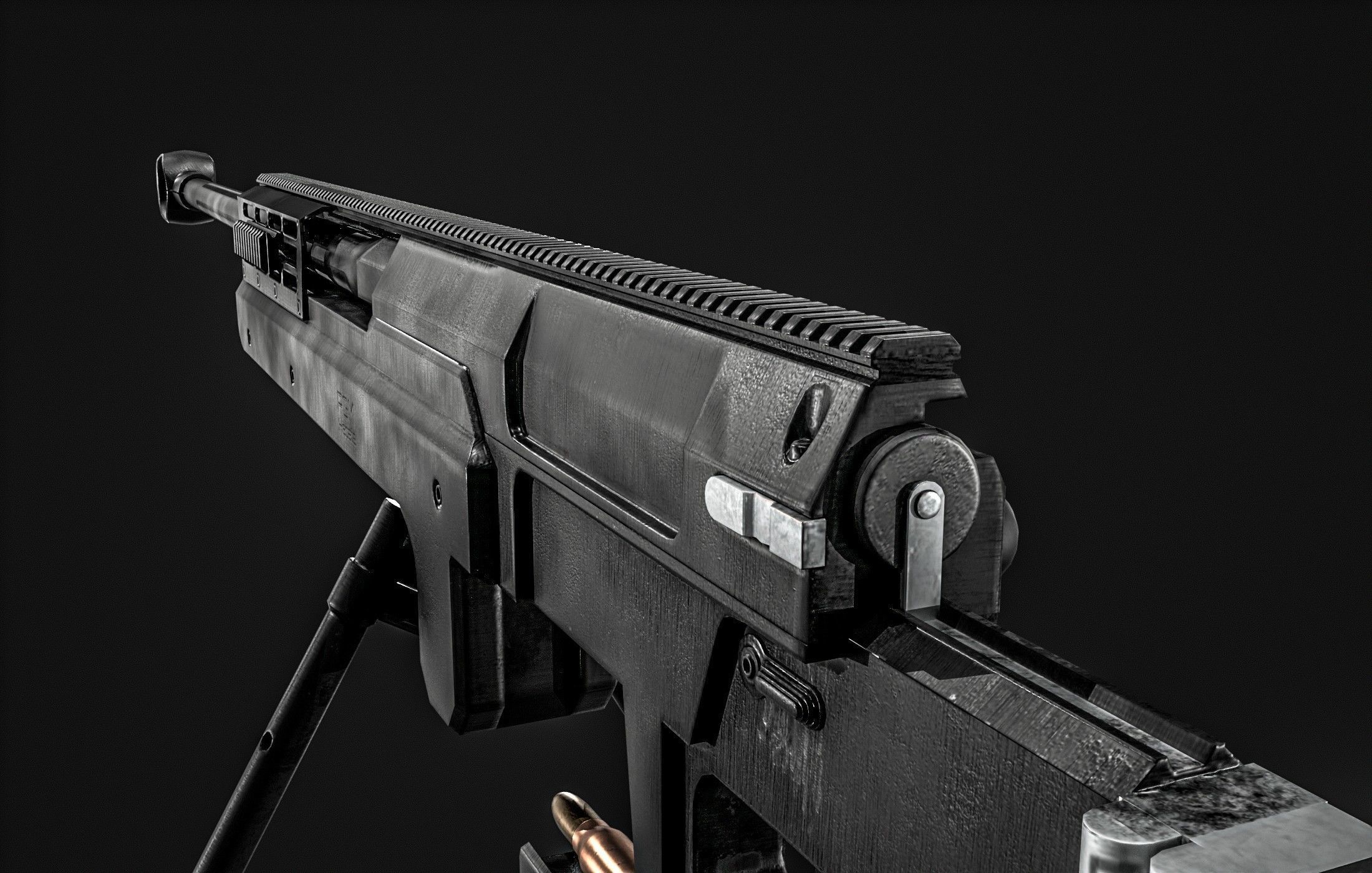 3D model PGM-Hecate-2 Sniper Rifle VR / AR / low-poly | CGTrader