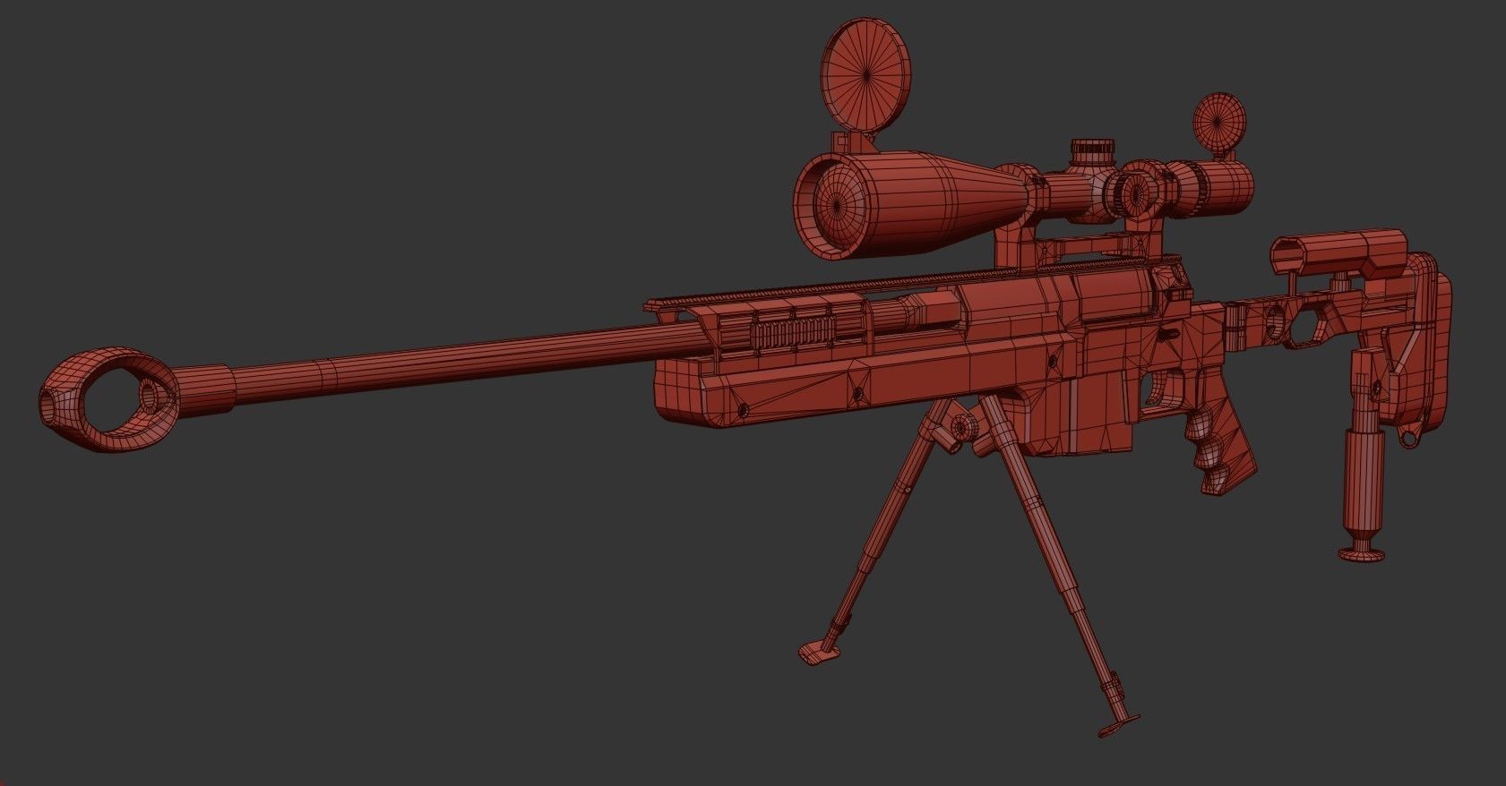 3D model PGM-Hecate-2 Sniper Rifle VR / AR / low-poly | CGTrader