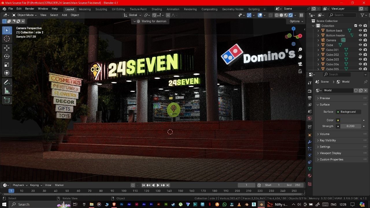 24-7 Store 3D model | CGTrader