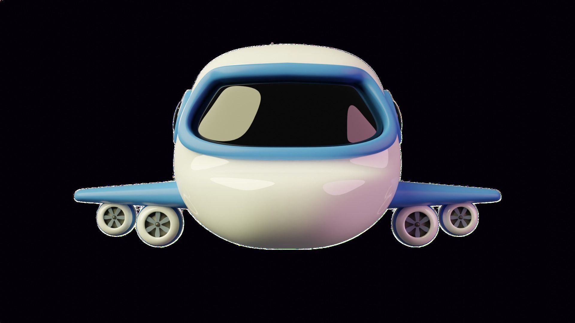 Airplane 3D Illustration 3D model | CGTrader