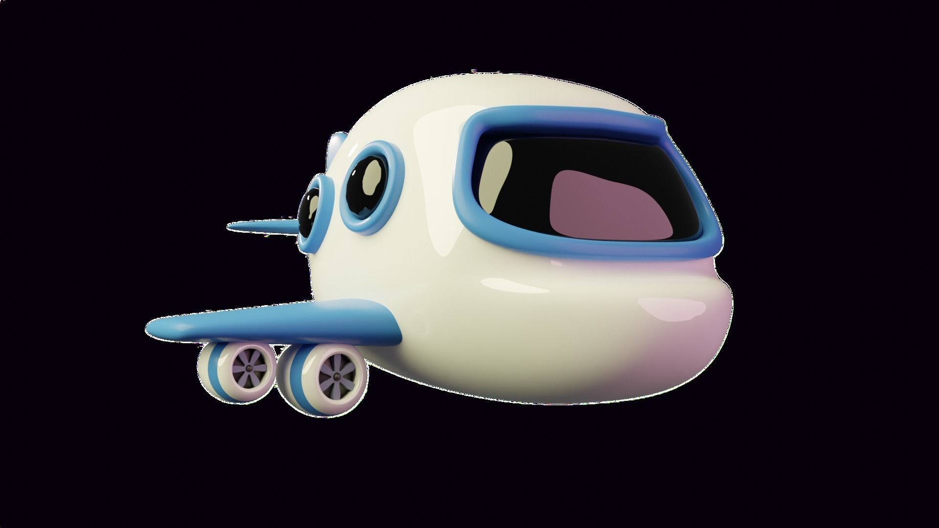 Airplane 3D Illustration 3D model | CGTrader
