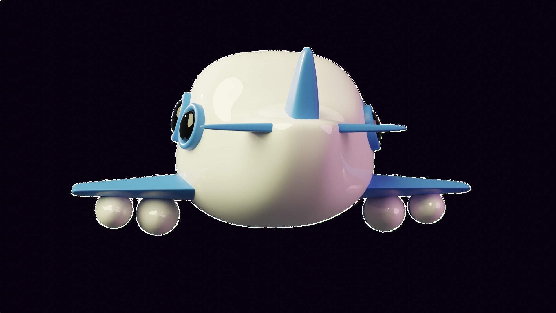 Airplane 3D Illustration 3D model | CGTrader