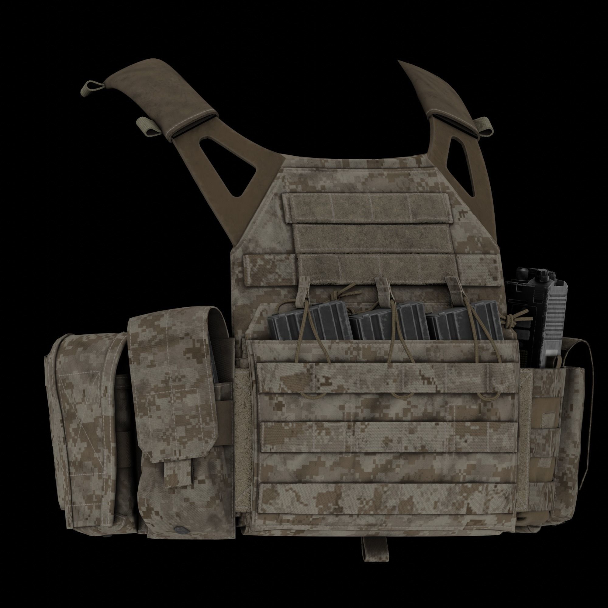 3D model Crye Jumpable Plate Carrier VR / AR / low-poly | CGTrader