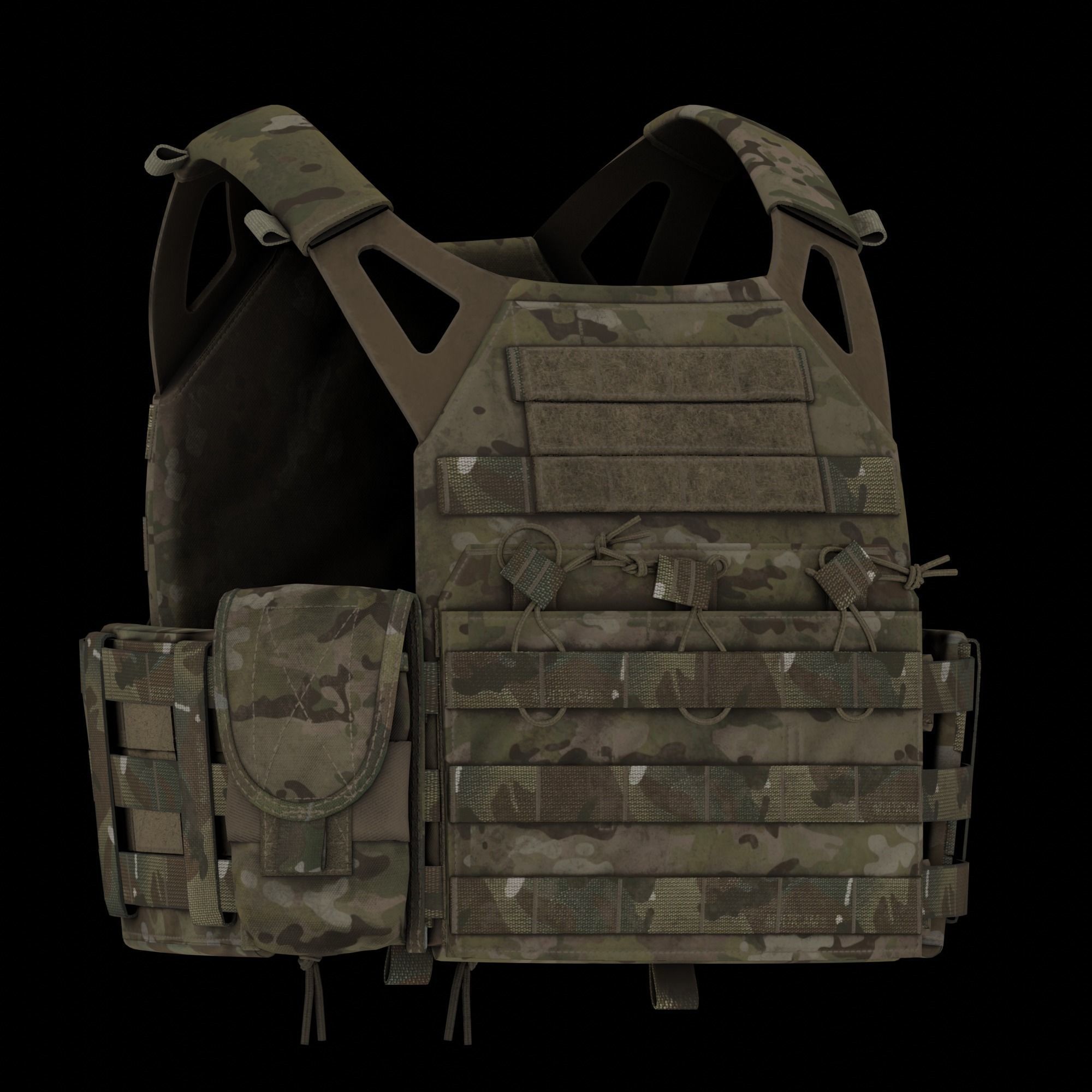 3D model Paraclete SR25 Mag Pouch VR / AR / low-poly | CGTrader