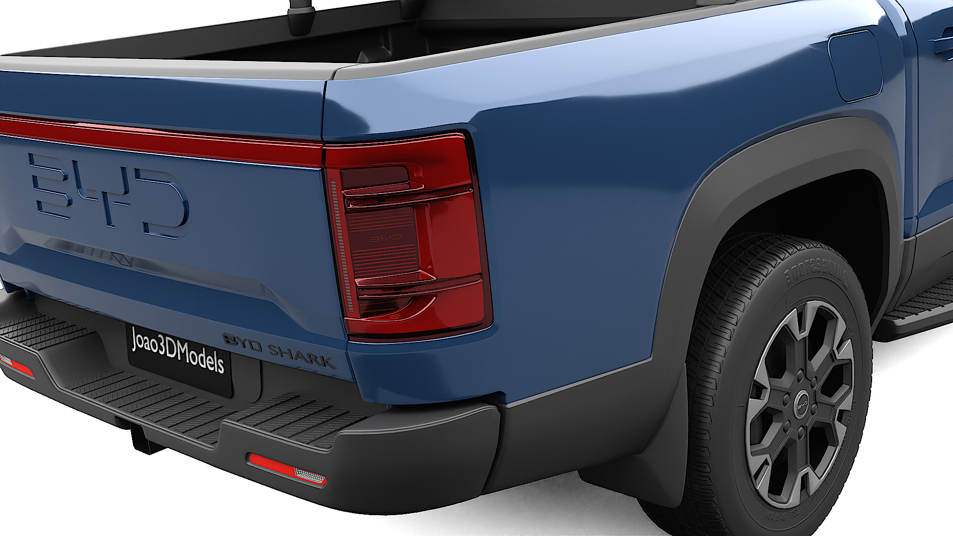 BYD UTE SHARK HYBRID 2024 3D model | CGTrader