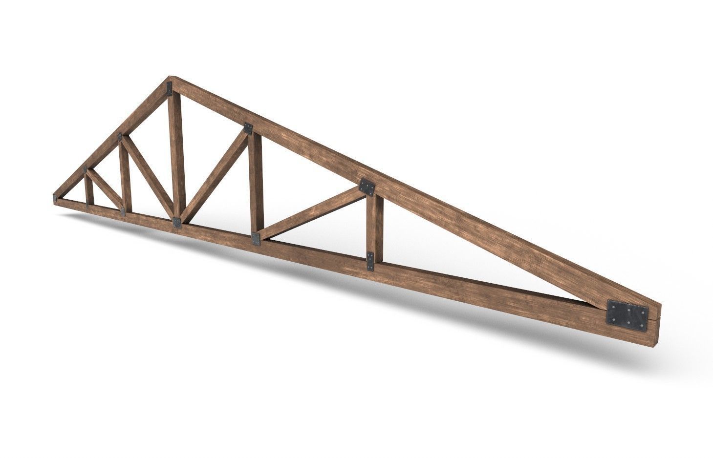 3D model Wooden Trusses M07 VR / AR / low-poly | CGTrader