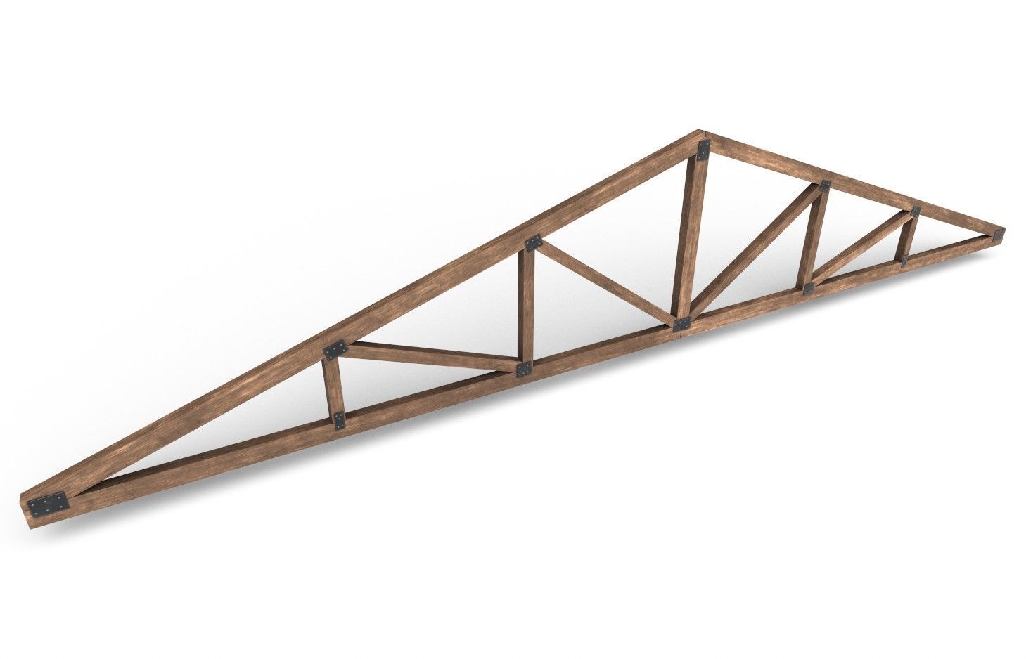 3D model Wooden Trusses M07 VR / AR / low-poly | CGTrader