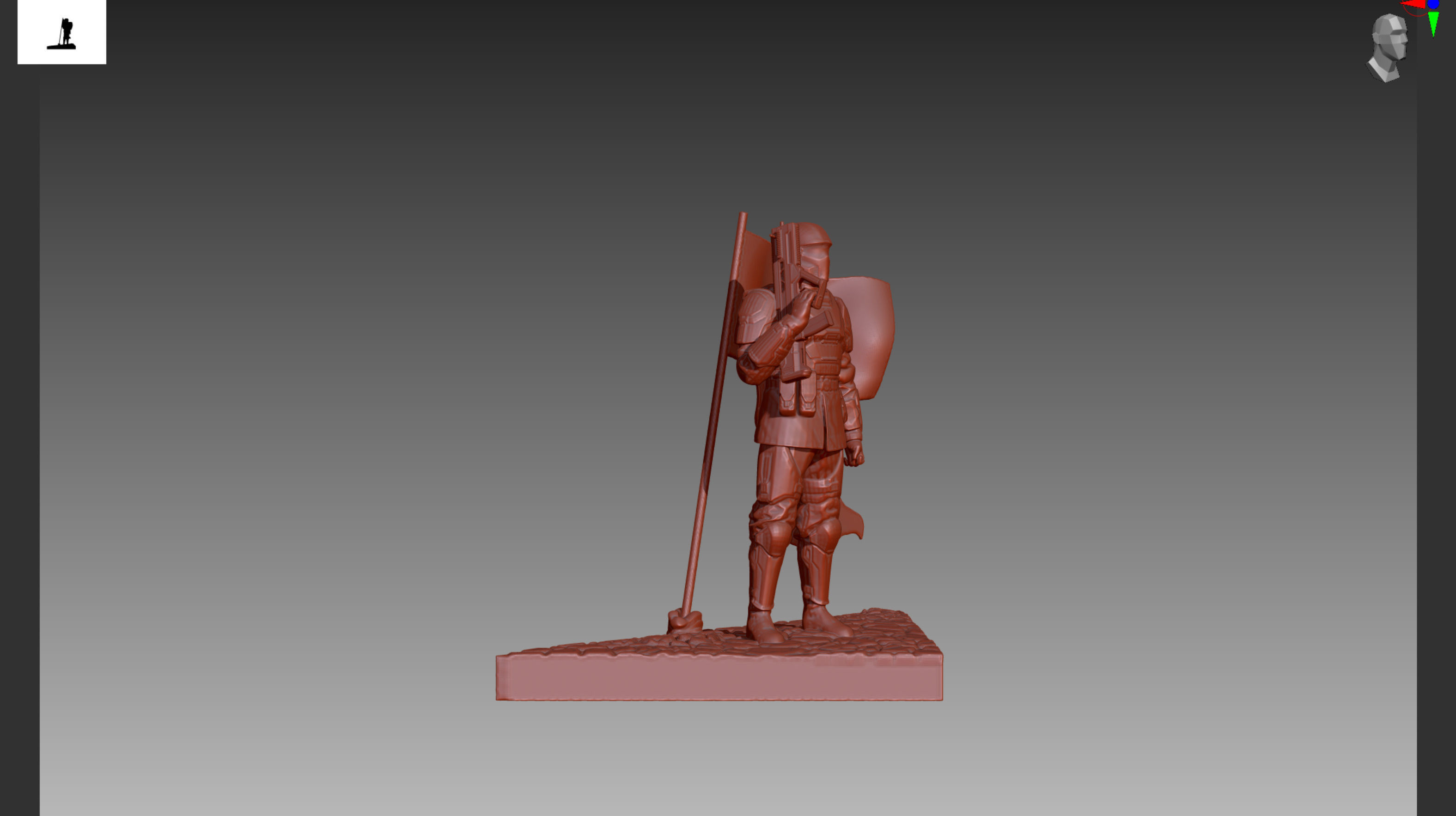 Helldivers 2 place captured OBJ and STL 3D model 3D printable | CGTrader