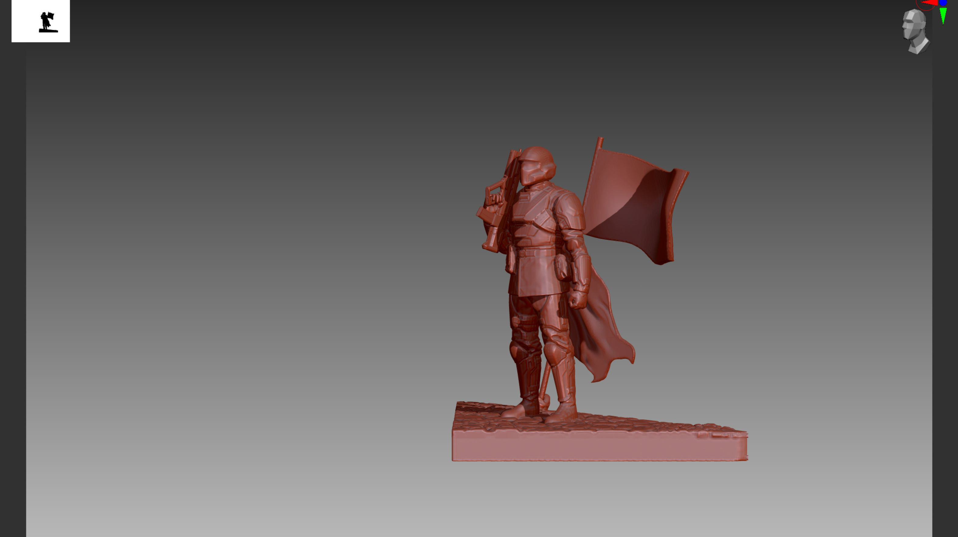 Helldivers 2 place captured OBJ and STL 3D model 3D printable | CGTrader