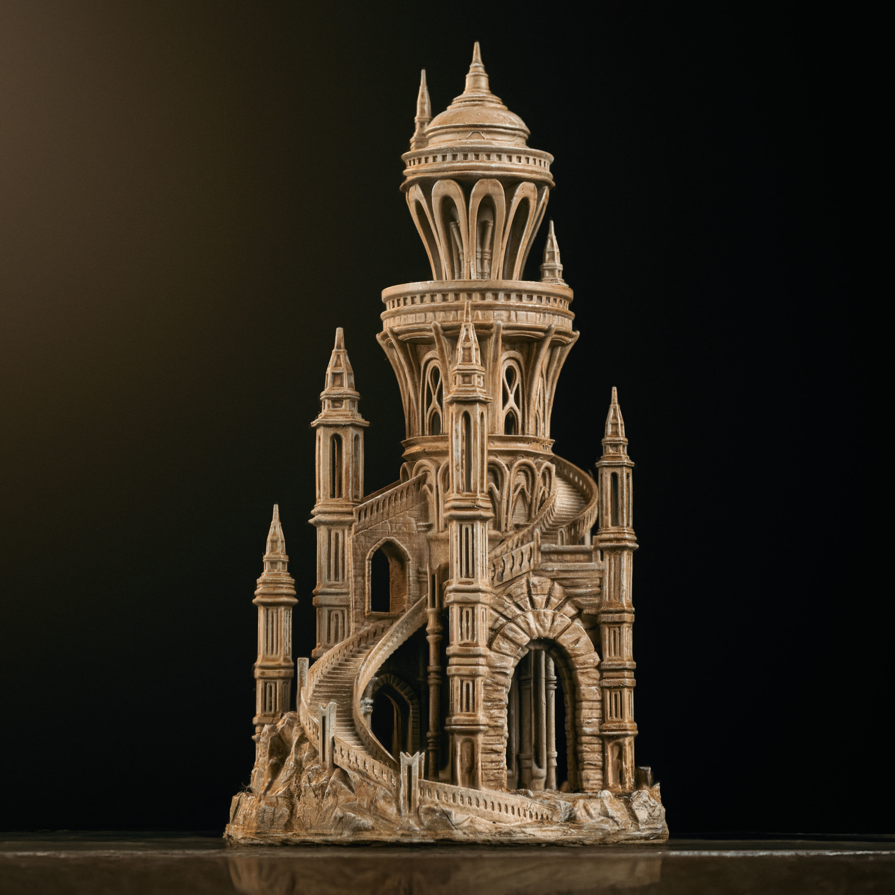 ELVEN DREAM CASTLE - LOTR-INSPIRED FANTASY TOWER 3D model 3D printable ...