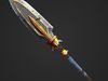 3D model Stylized hand-painted spear VR / AR / low-poly | CGTrader