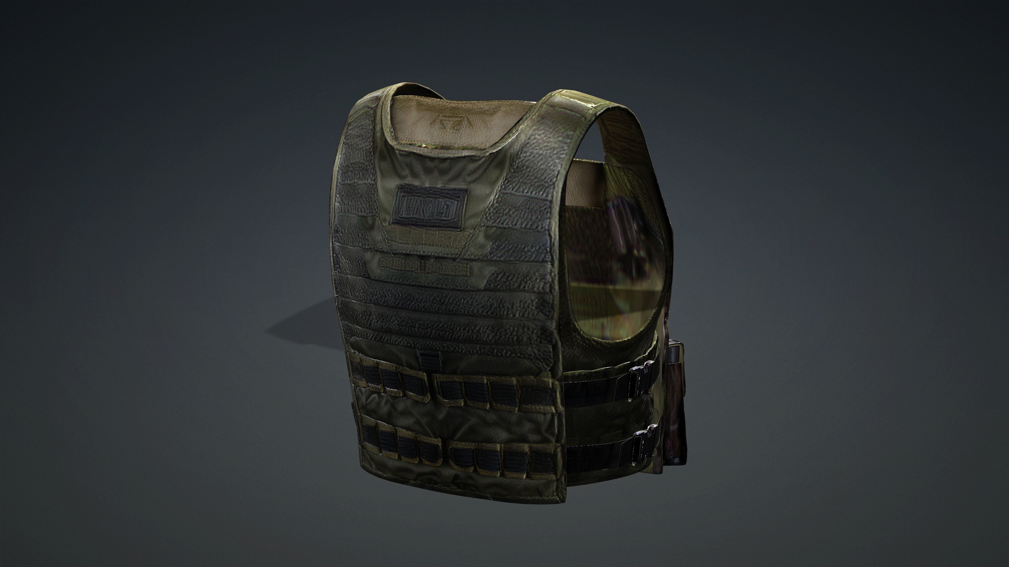 3D model Soldier military bulletproof vest game ready UE5 FBX VR / AR ...