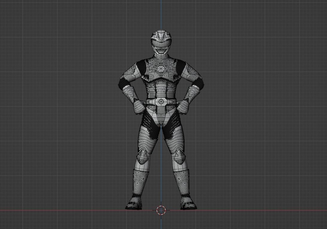 Red Ranger - Mighty Morphin Power Rangers The Movie 3D model rigged ...
