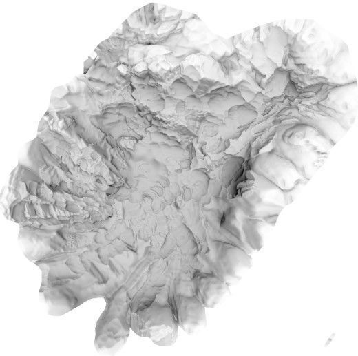 3D model High Quality Crater Crystal Environment High and Low Poly VR ...