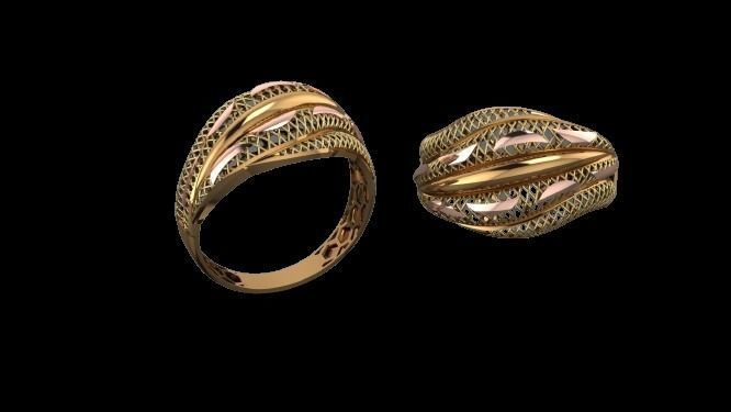 Turkish Style 20 Ladies ring Stl files 3D model 3D printable | CGTrader