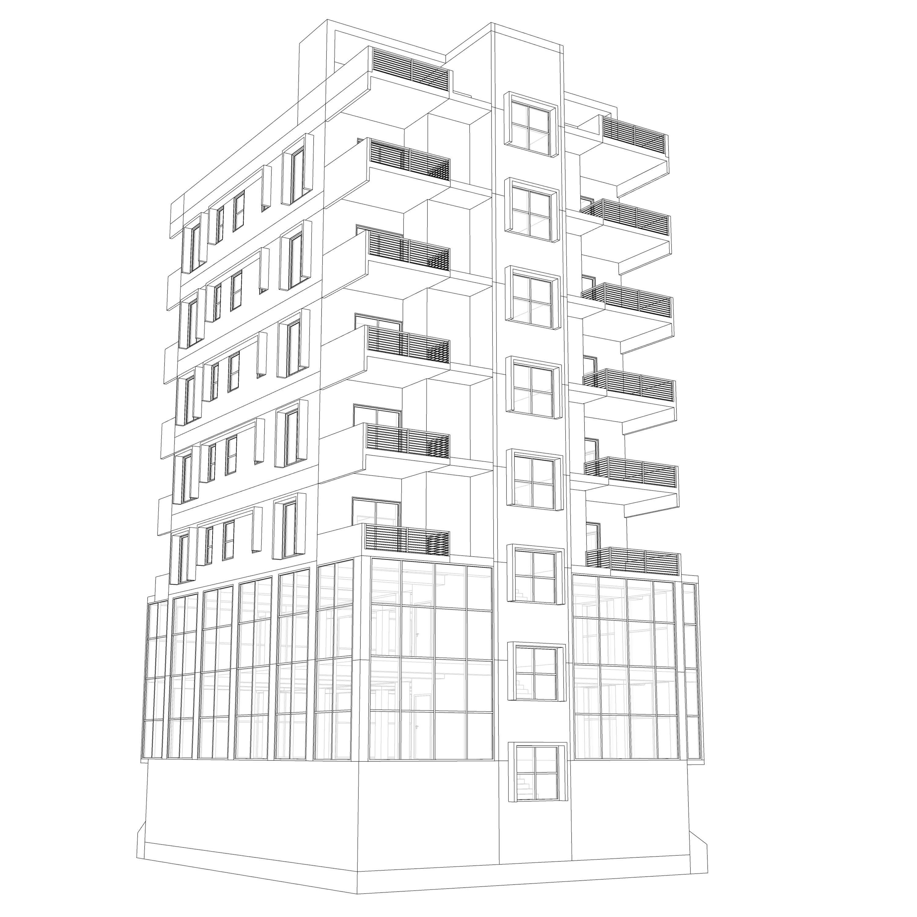 Mixed Use Building 2 free 3D model | CGTrader