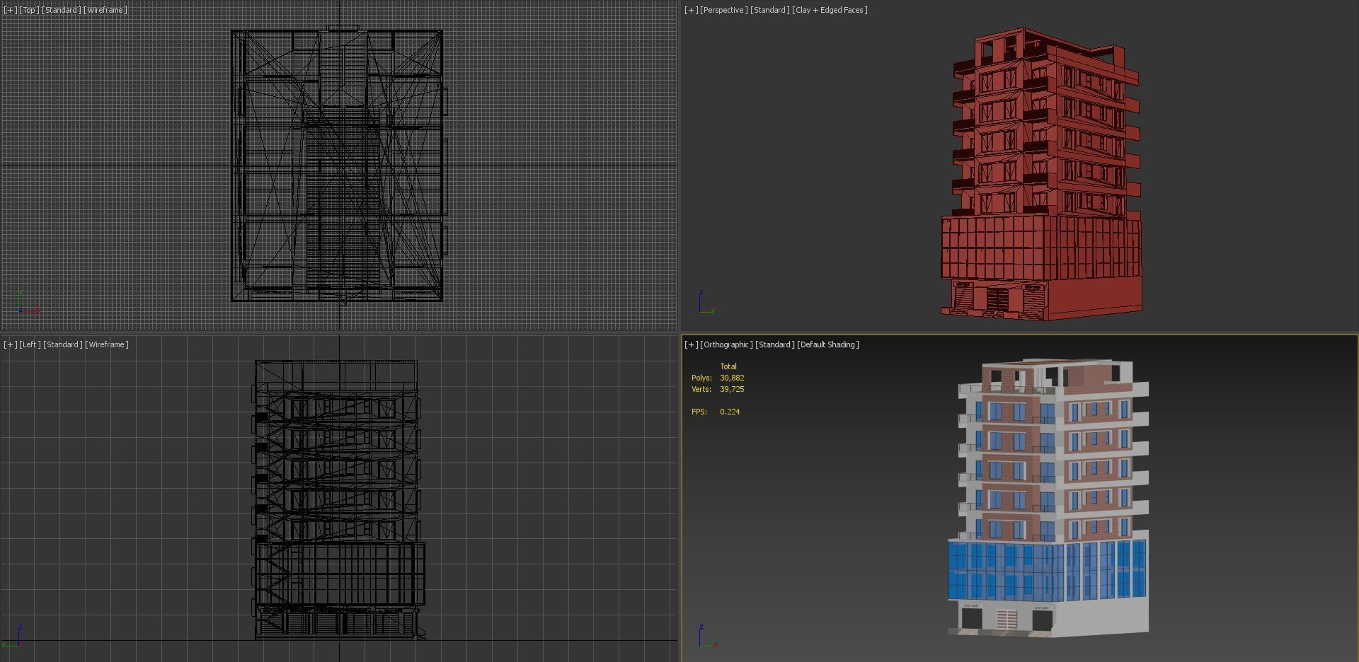 Mixed Use Building 2 free 3D model | CGTrader