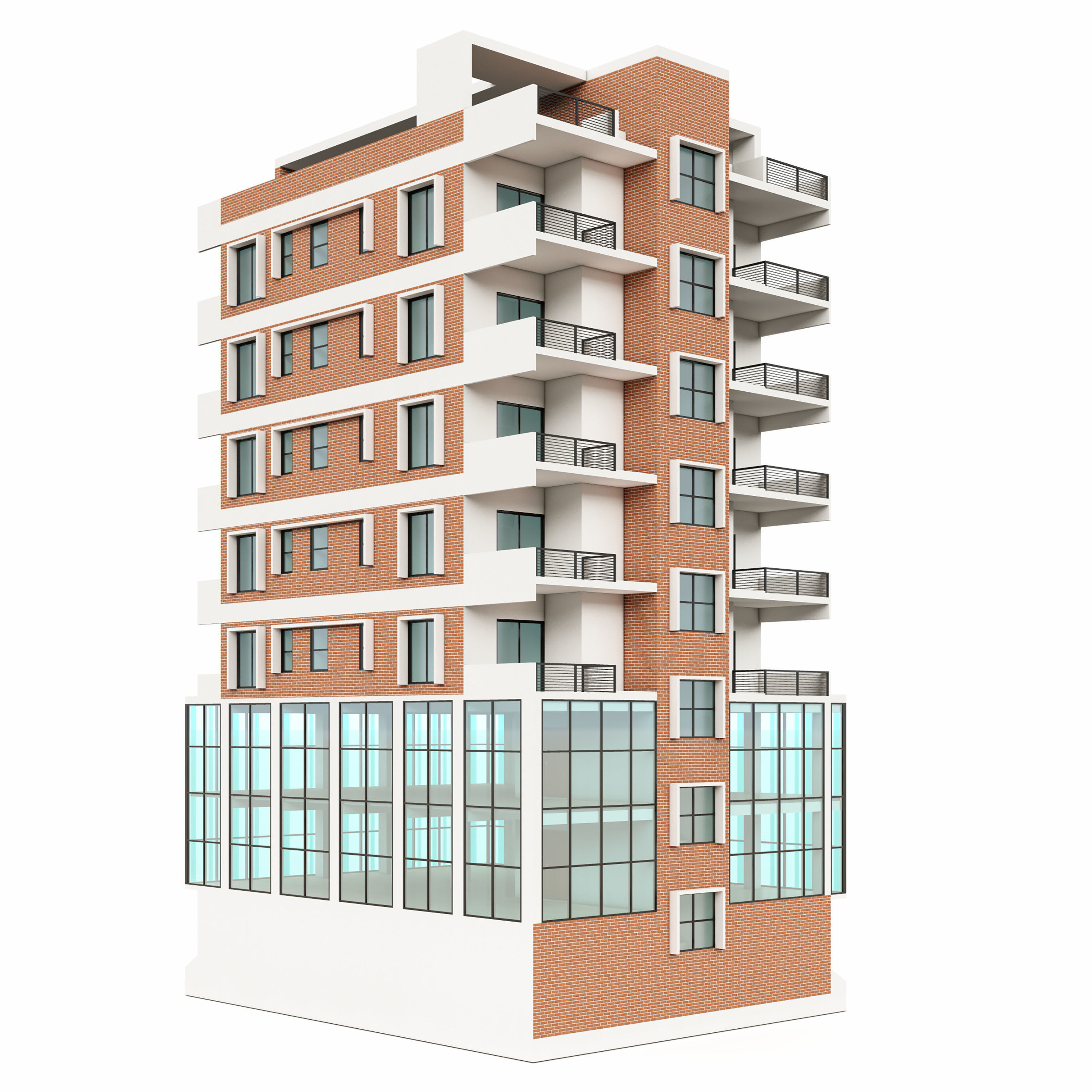 Mixed Use Building 2 free 3D model | CGTrader