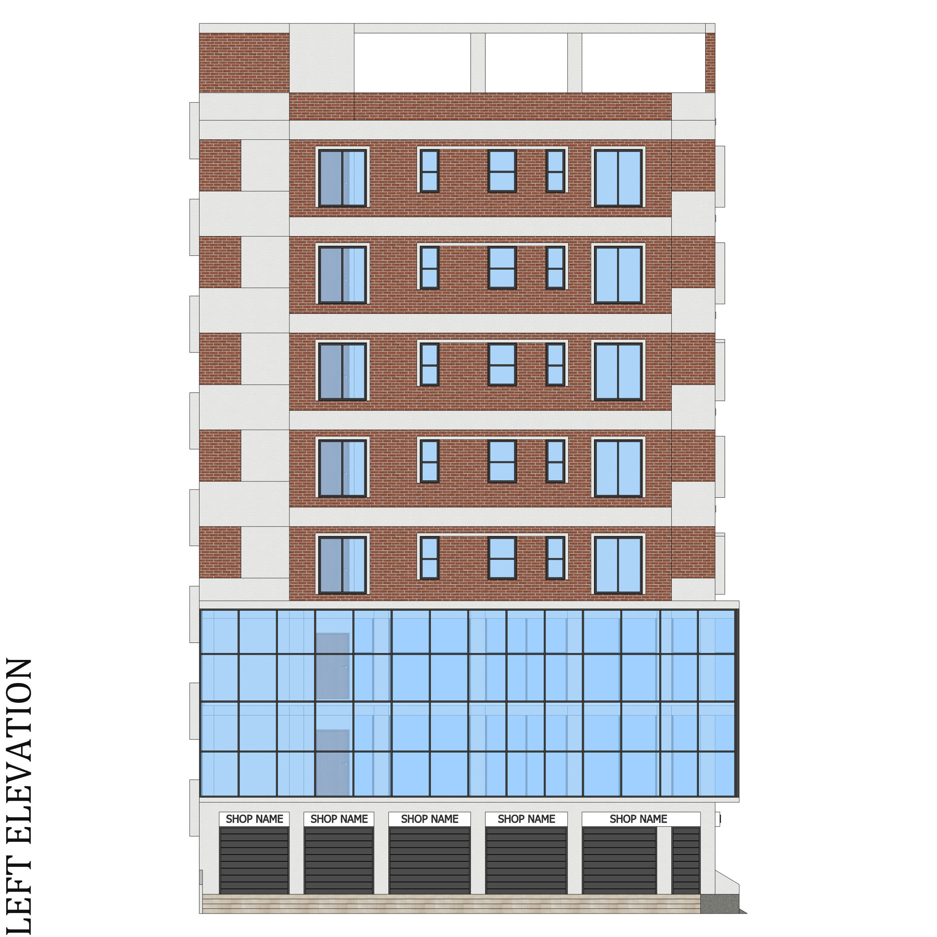 Mixed Use Building 2 free 3D model | CGTrader