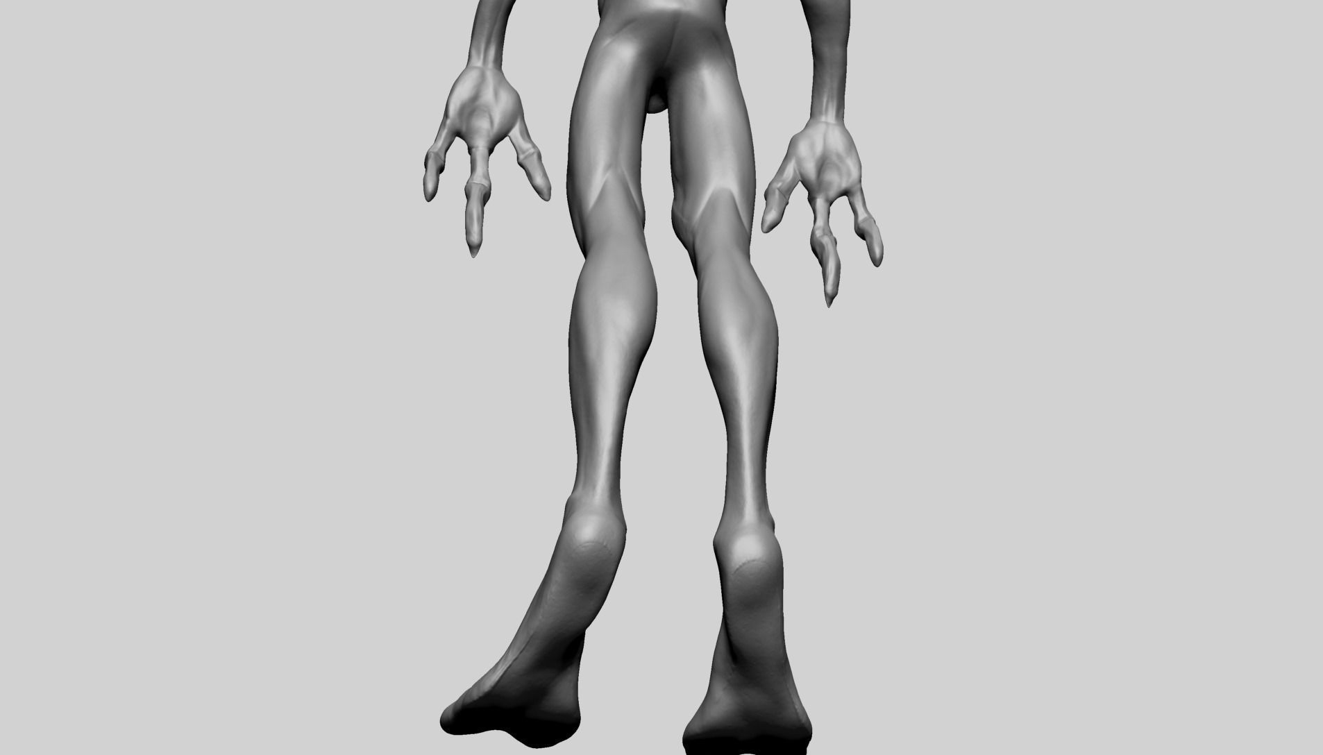 Creature Body Anatomy B 3D model | CGTrader