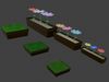 3D model Flowers and grass low polly asset pack VR / AR / low-poly ...