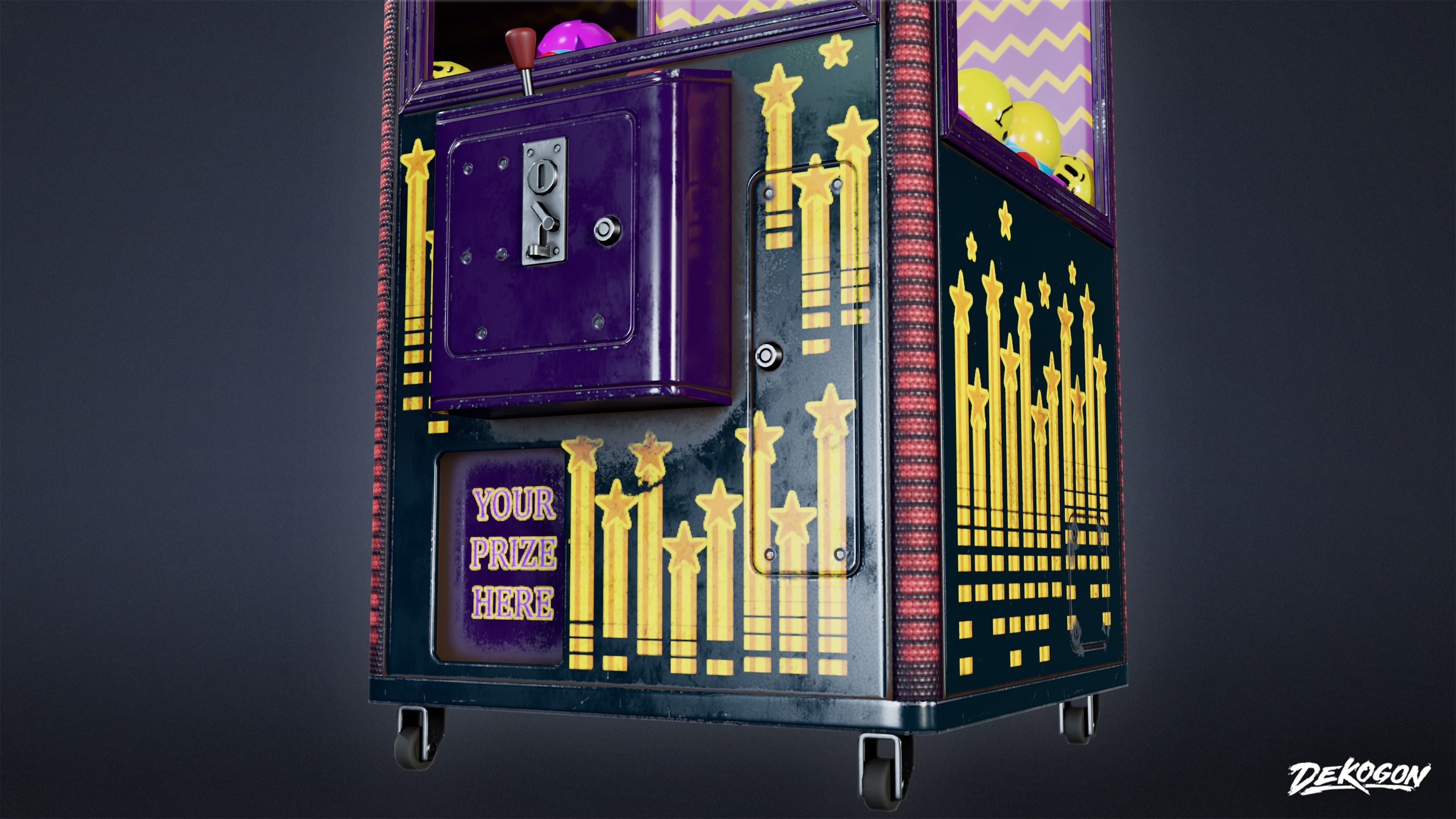 3D model ARCADE - Grab Machine 01 - LOW POLY VR / AR / low-poly | CGTrader