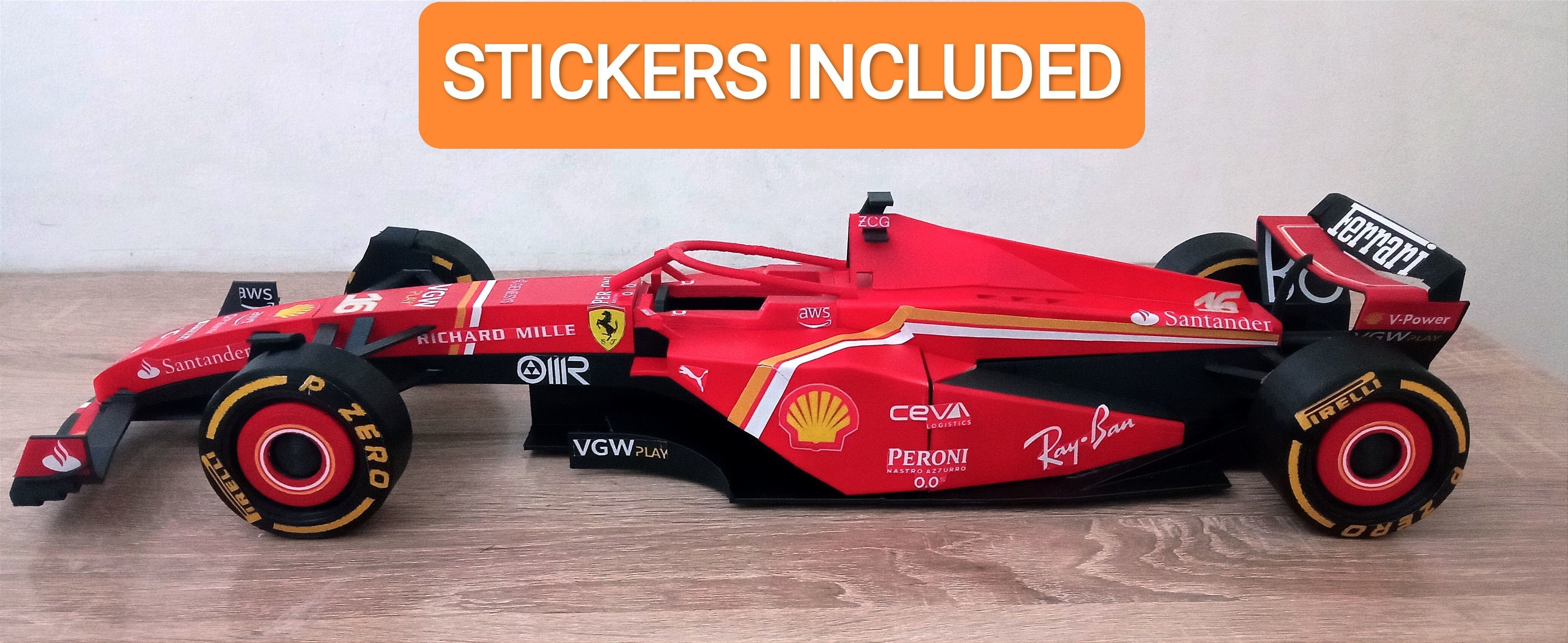 3D Printable Ferrari SF-24 3D model 3D printable | CGTrader