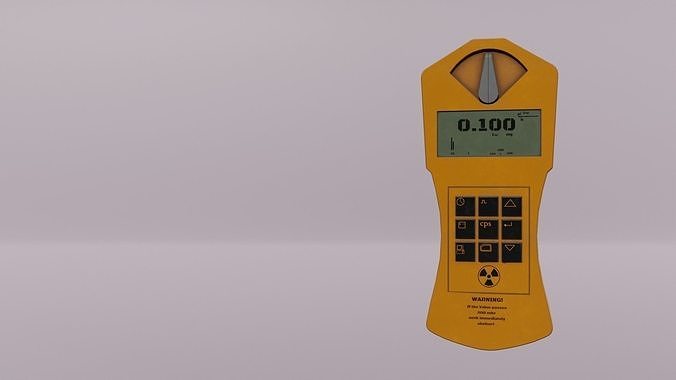 Geiger Counter 3D model | CGTrader