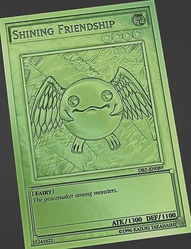 SHINING FRIENDSHIP - YU-GI-OH free 3D model 3D printable | CGTrader