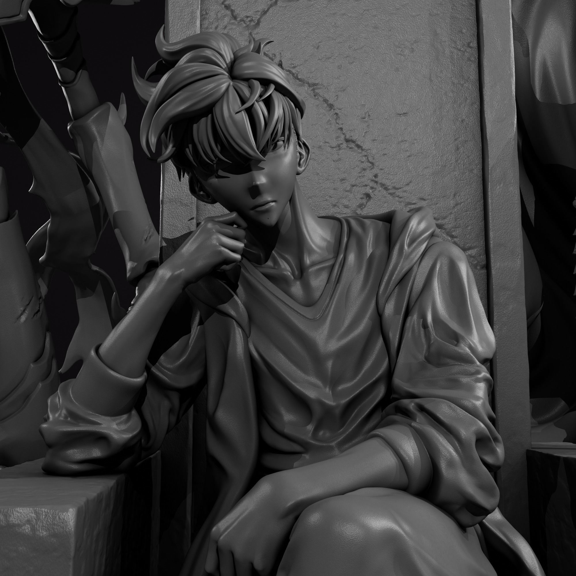 Solo Leveling Diorama 3D model 3D printable | CGTrader