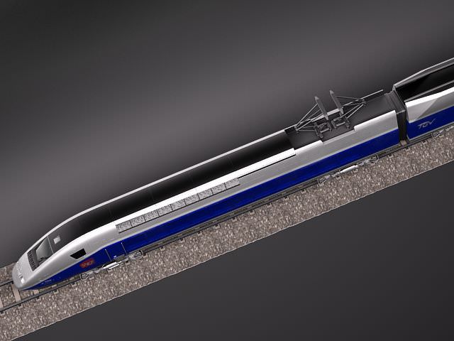 TGV Train 2011 3D model | CGTrader